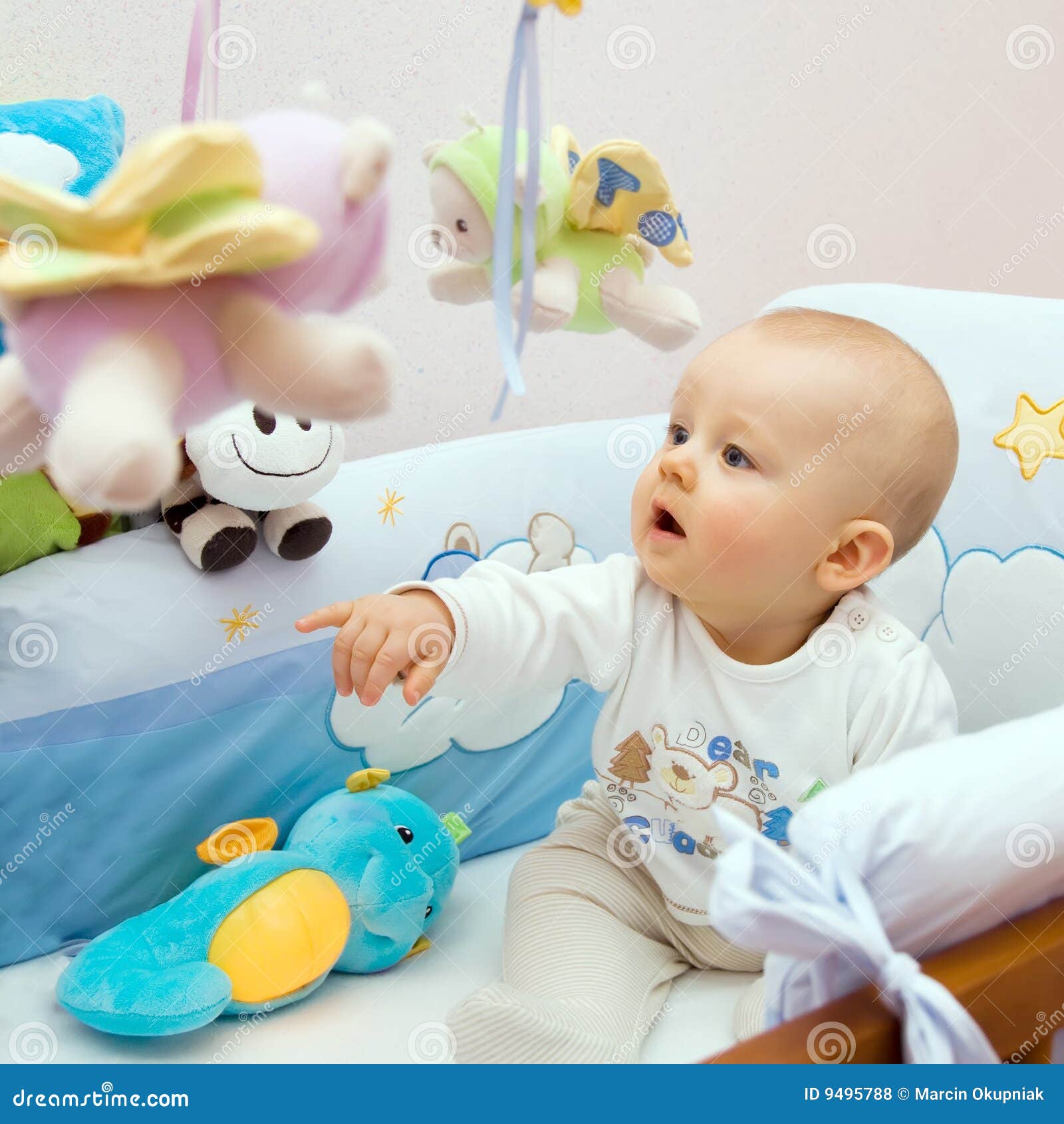 Baby Playing Royalty Free Stock Photos - Image: 9495788