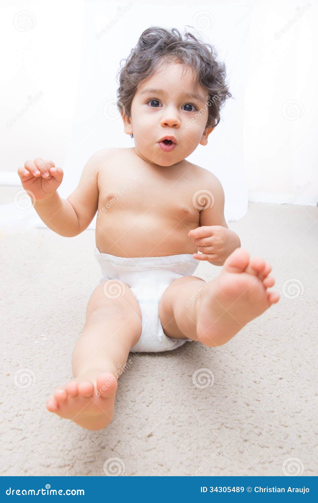 Baby playing stock image. Image of child, family, people - 34305489