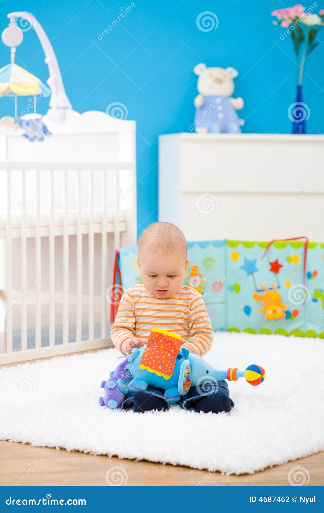 Baby playing at home stock photo. Image of game, childhood - 4687462
