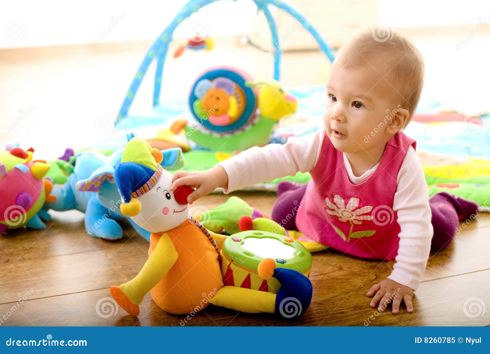 Baby playing at home stock image. Image of felicity, cuddly - 8260785