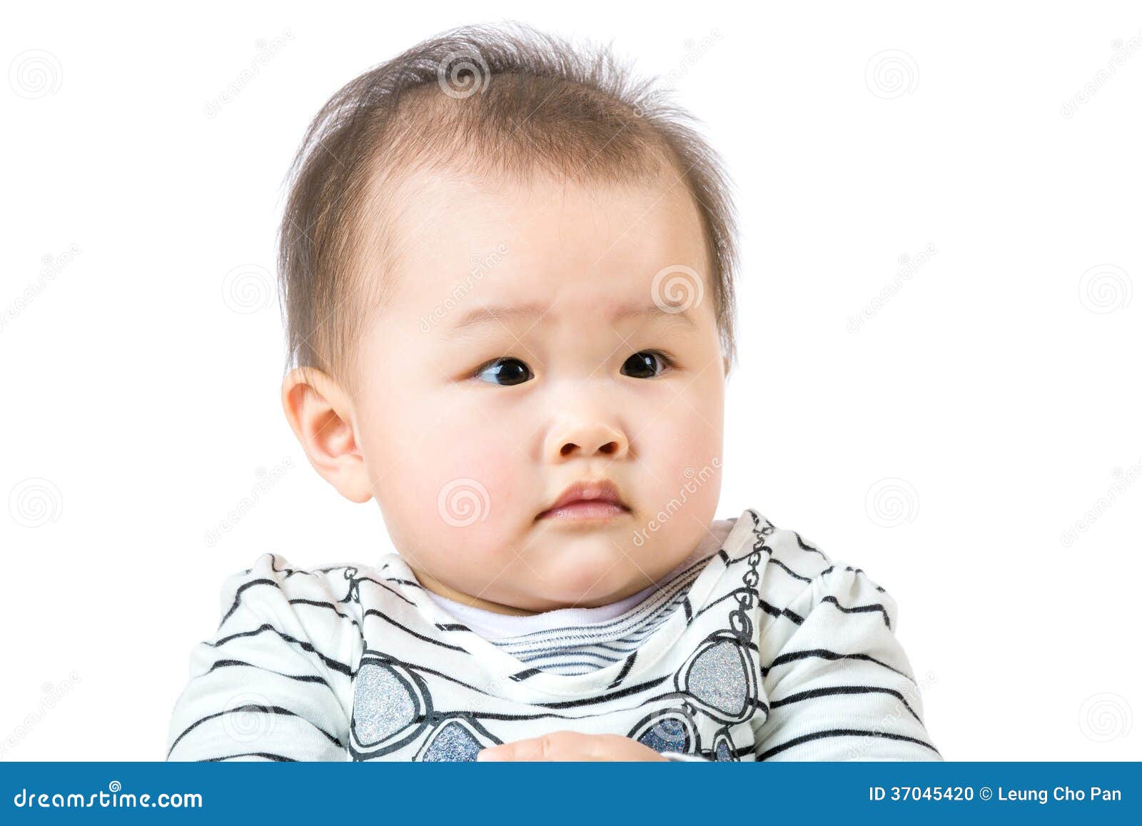 Baby portrait stock photo. Image of young, adorable, pout - 37045420