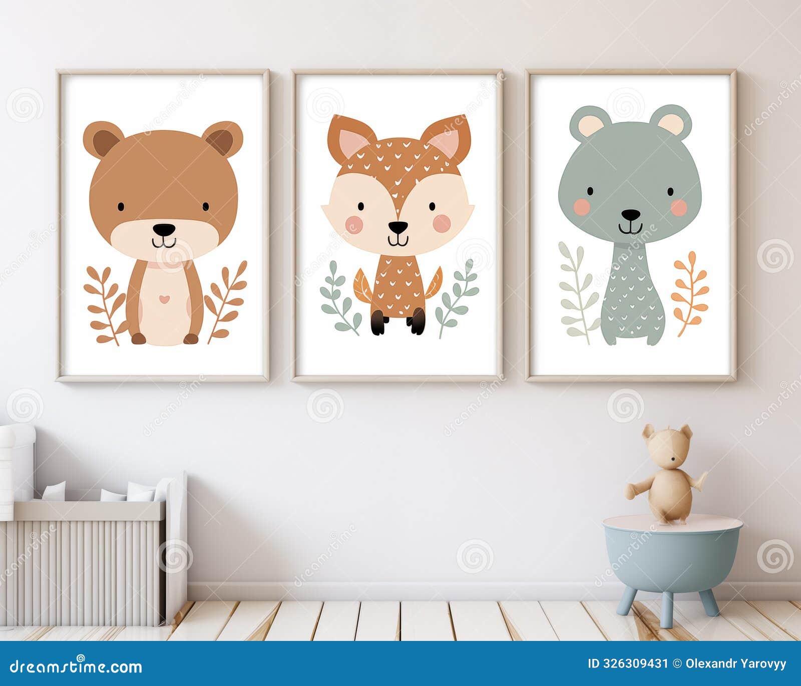 Baby Poster Print Illustration Stock Image - Image of poster, happy ...