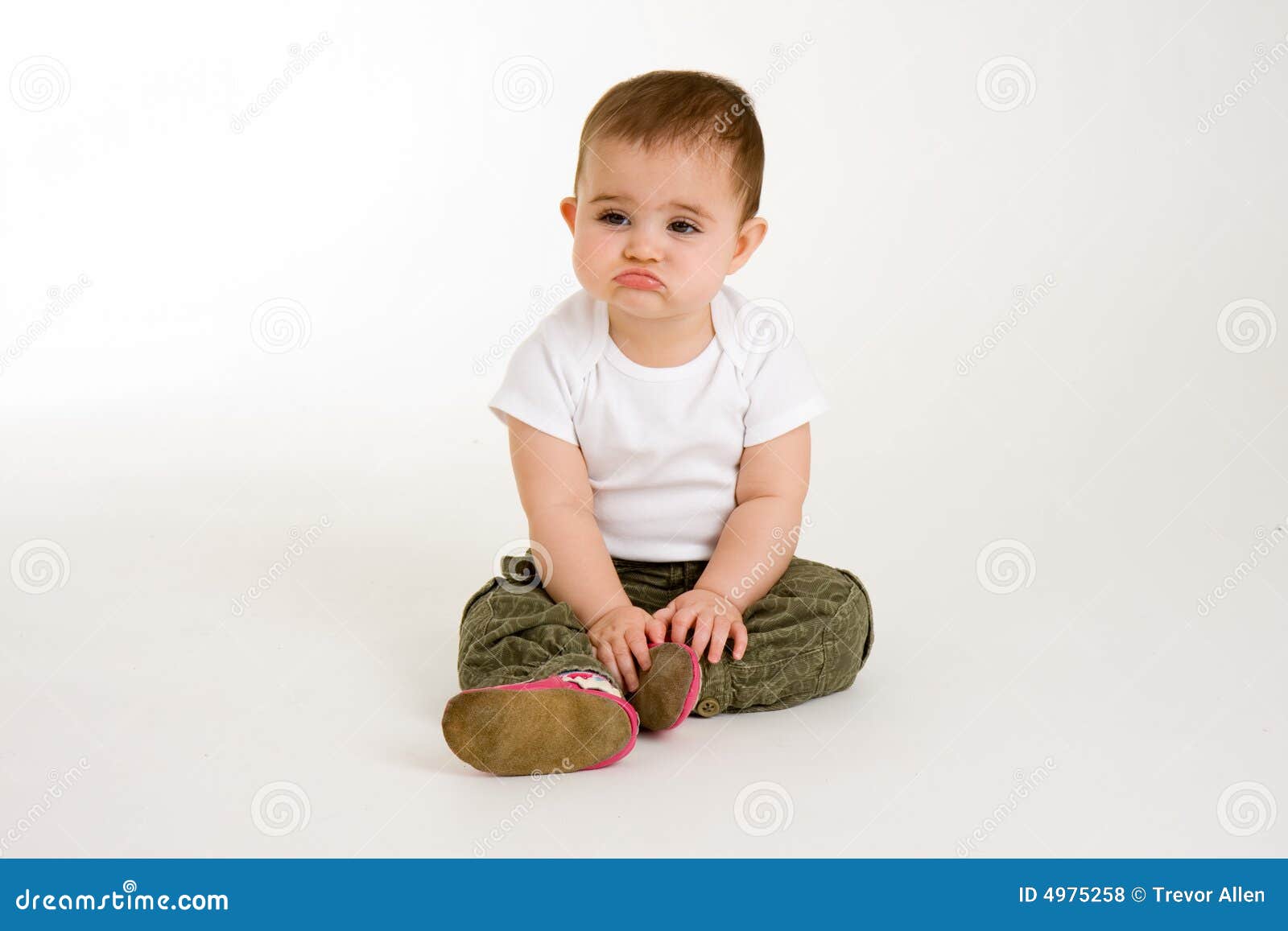 Baby Pout stock photo. Image of little, infant, shirt - 4975258