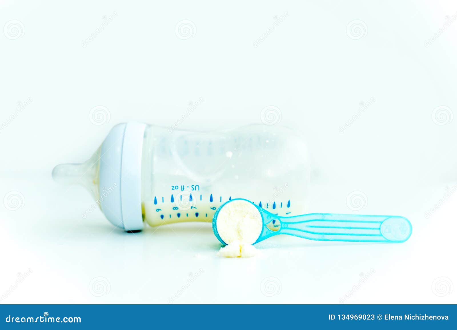 Baby Powder Milk Formula in a Can Stock Image - Image of child, bottle ...