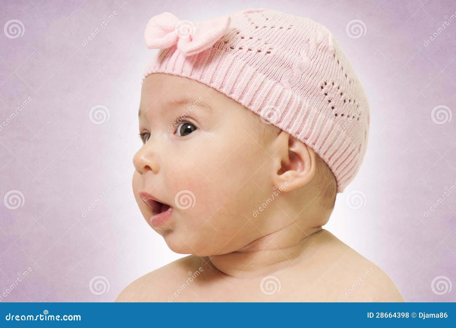 Baby profile stock photo. Image of cute, infant, girl - 28664398