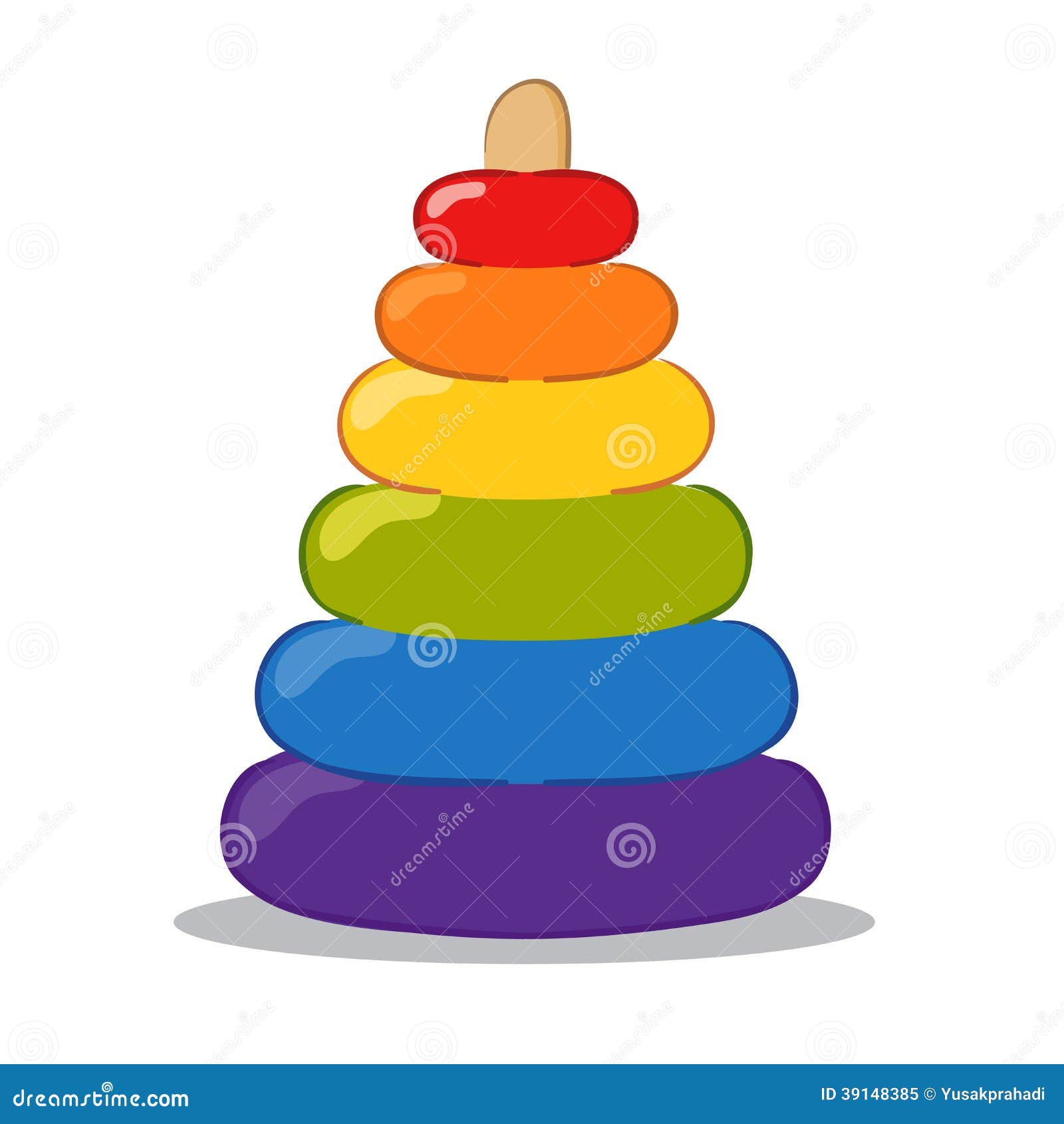 Baby Pyramid Toys stock vector. Illustration of activity - 39148385