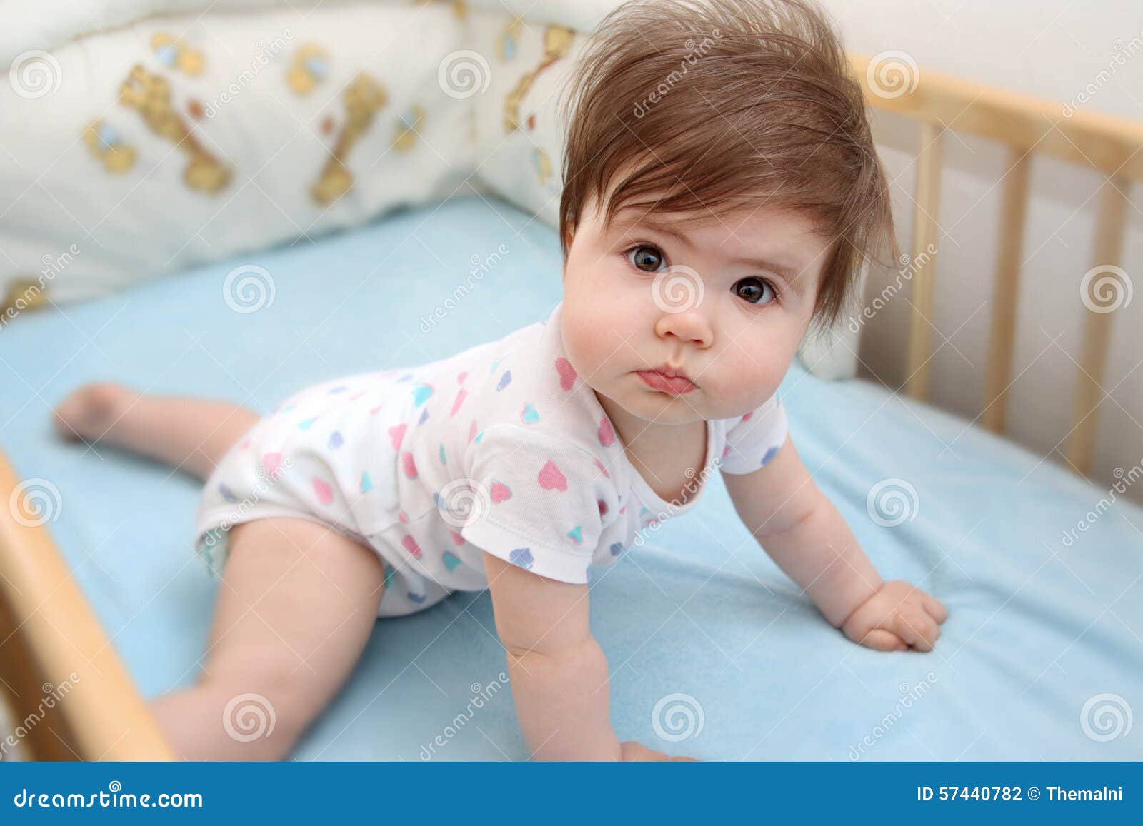 Baby raising on hands stock photo. Image of raised, happy - 57440782