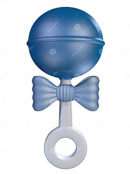 Baby Rattle stock illustration. Illustration of cutout - 17485435