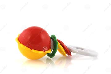 Baby-rattle stock photo. Image of yellow, play, baby, round - 3591332