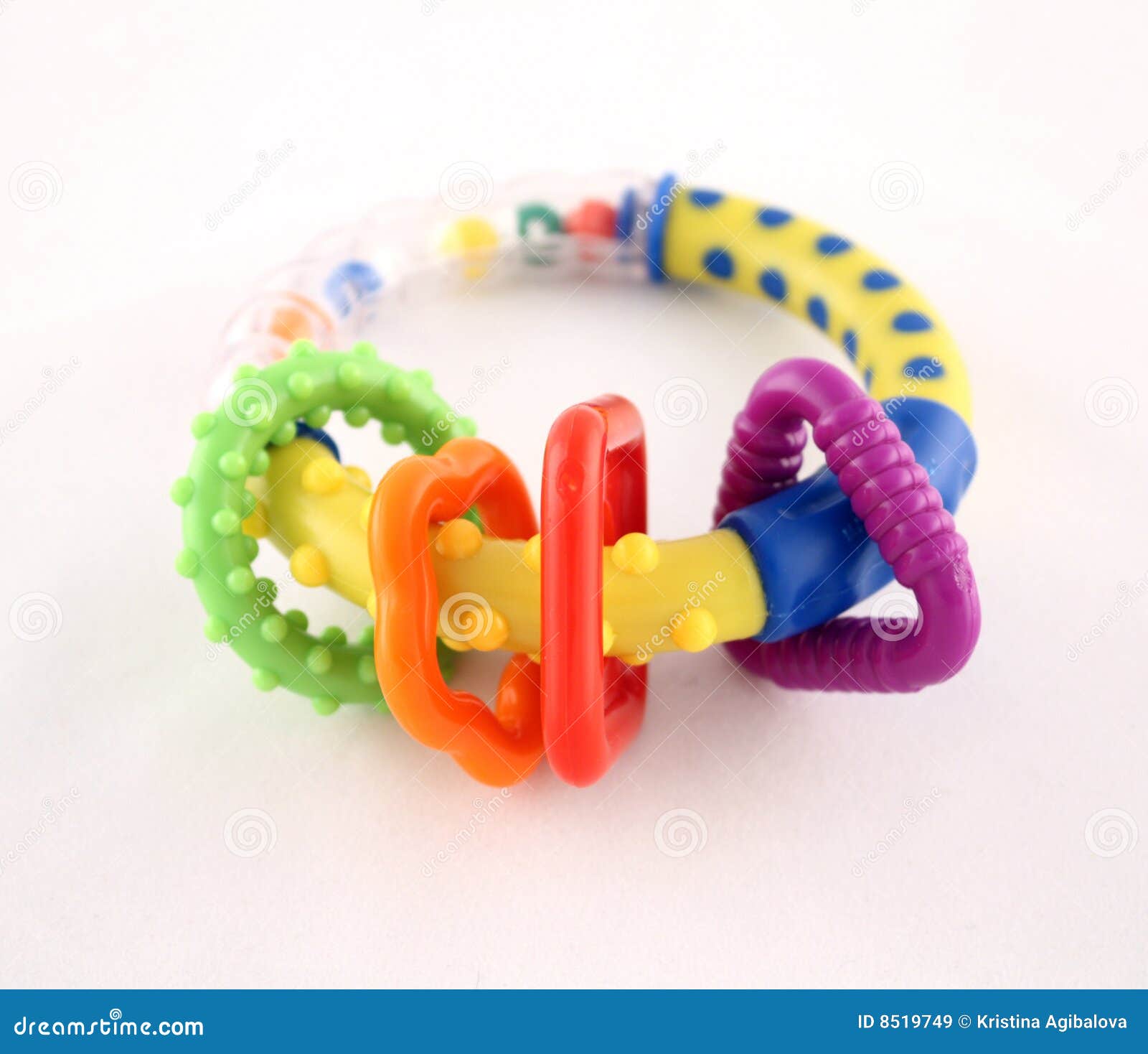 Baby-rattle stock image. Image of peas, round, blue, children - 8519749