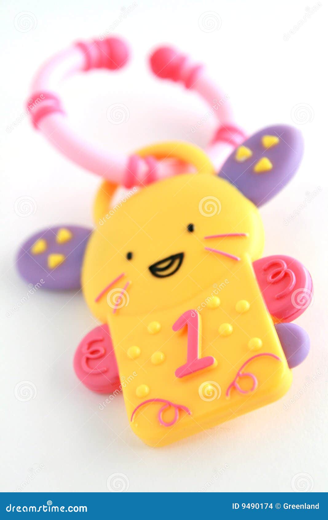 Baby rattle stock photo. Image of colourful, small, noisy - 9490174