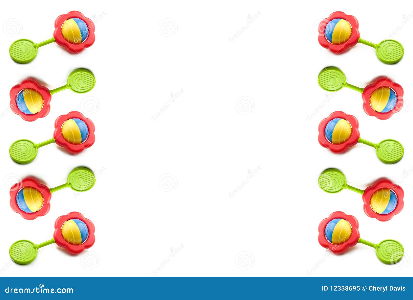 Baby Rattle Border Copy Space Stock Photos - Free & Royalty-Free Stock ...