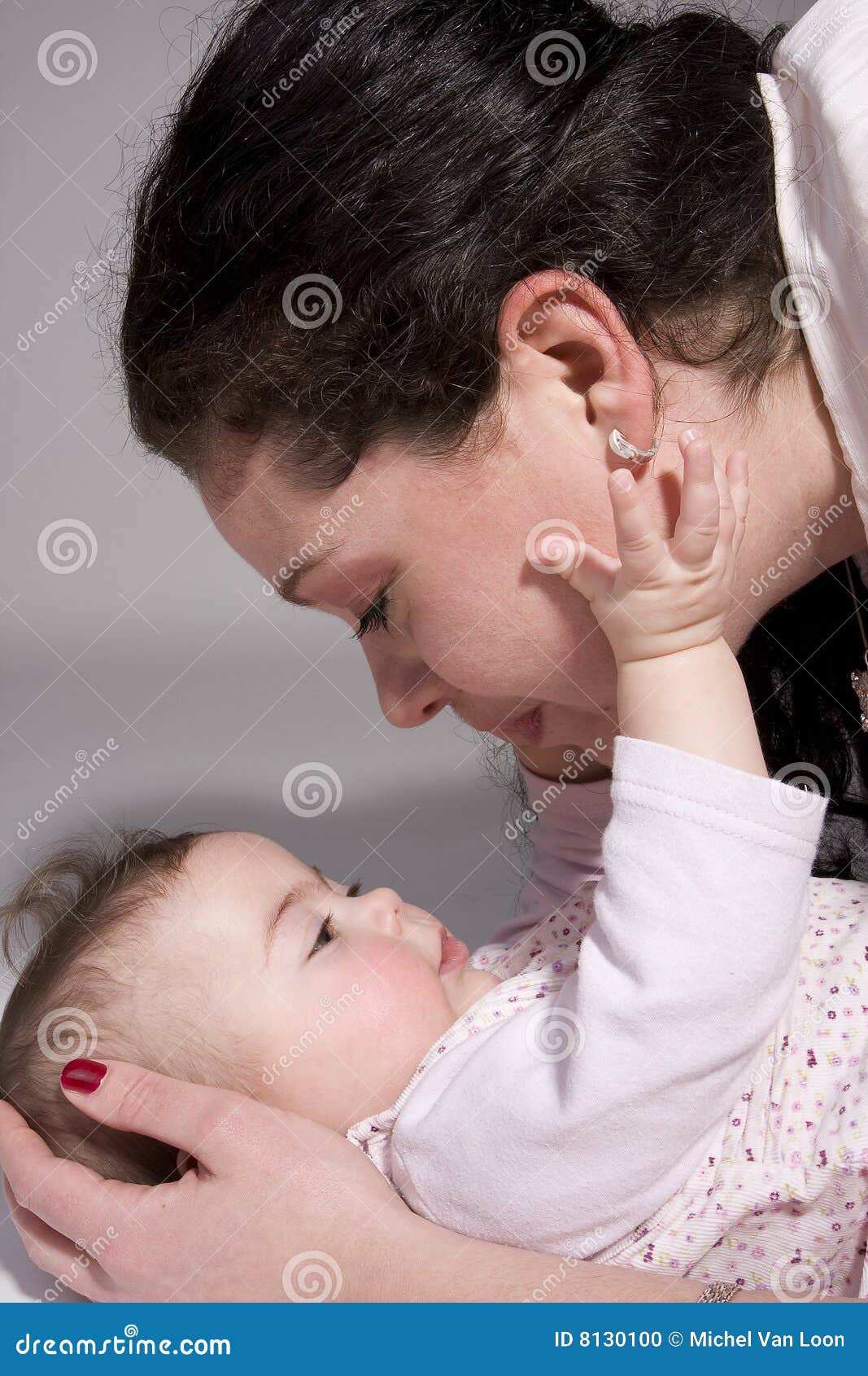 Baby reaching out stock photo. Image of portrait, mother - 8130100