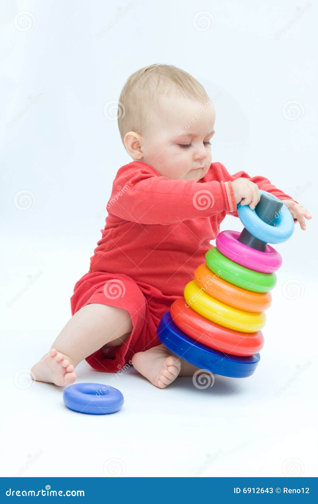 Baby in red stock image. Image of children, sweet, boys - 6912643