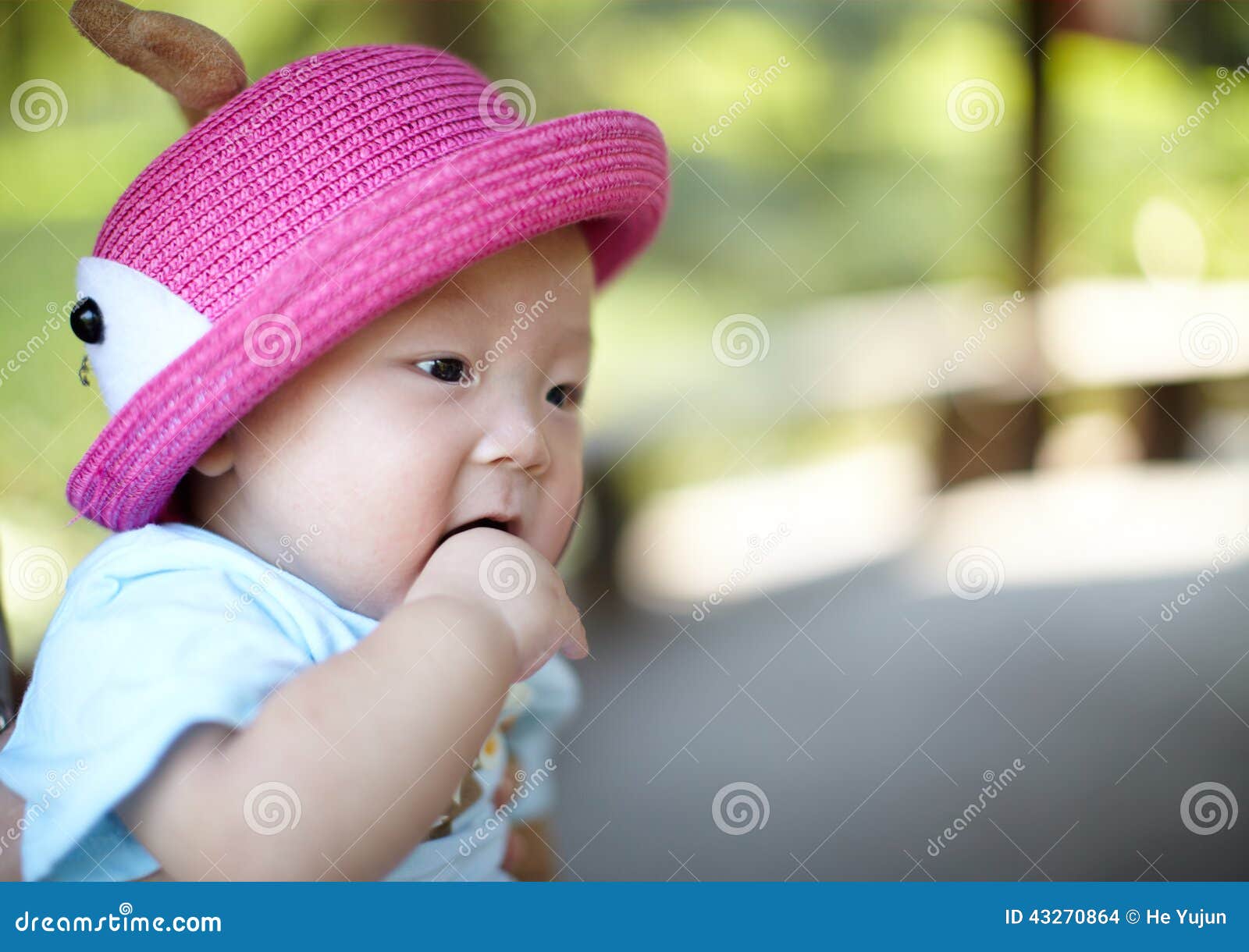 Baby in red hat stock photo. Image of happiness, happy - 43270864