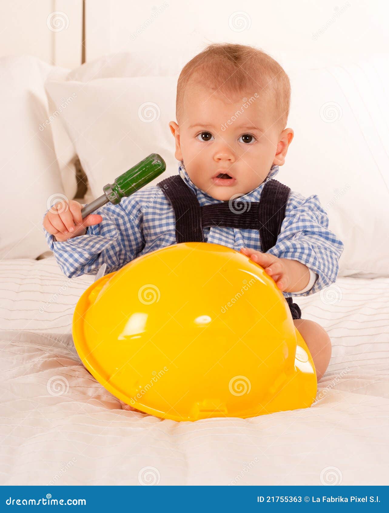 Baby repairman stock image. Image of industry, profession - 21755363