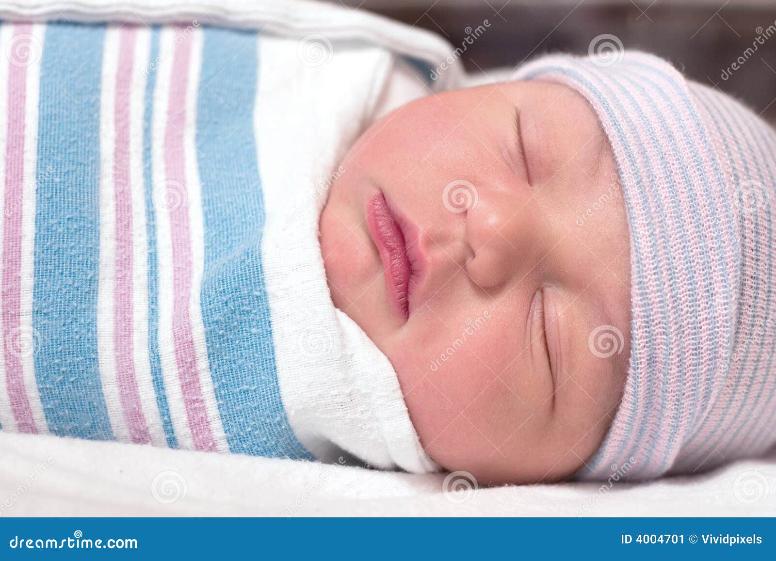 Baby Resting in Hospital stock image. Image of face, cute - 4004701