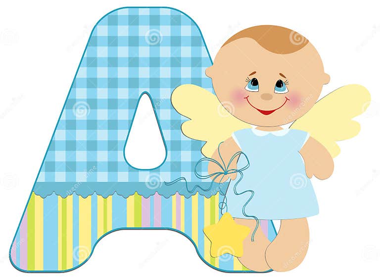 Baby s alphabet stock vector. Illustration of decoration - 14435469