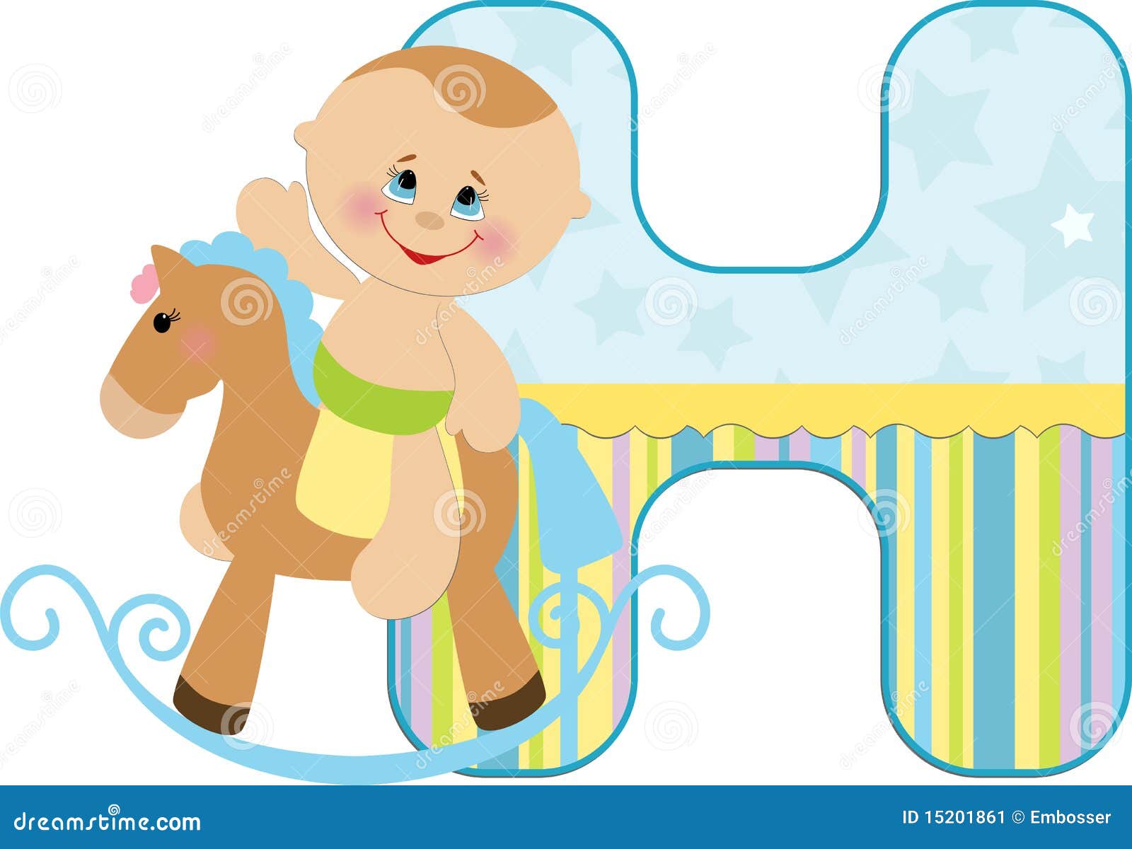 Baby s alphabet stock vector. Illustration of border - 15201861