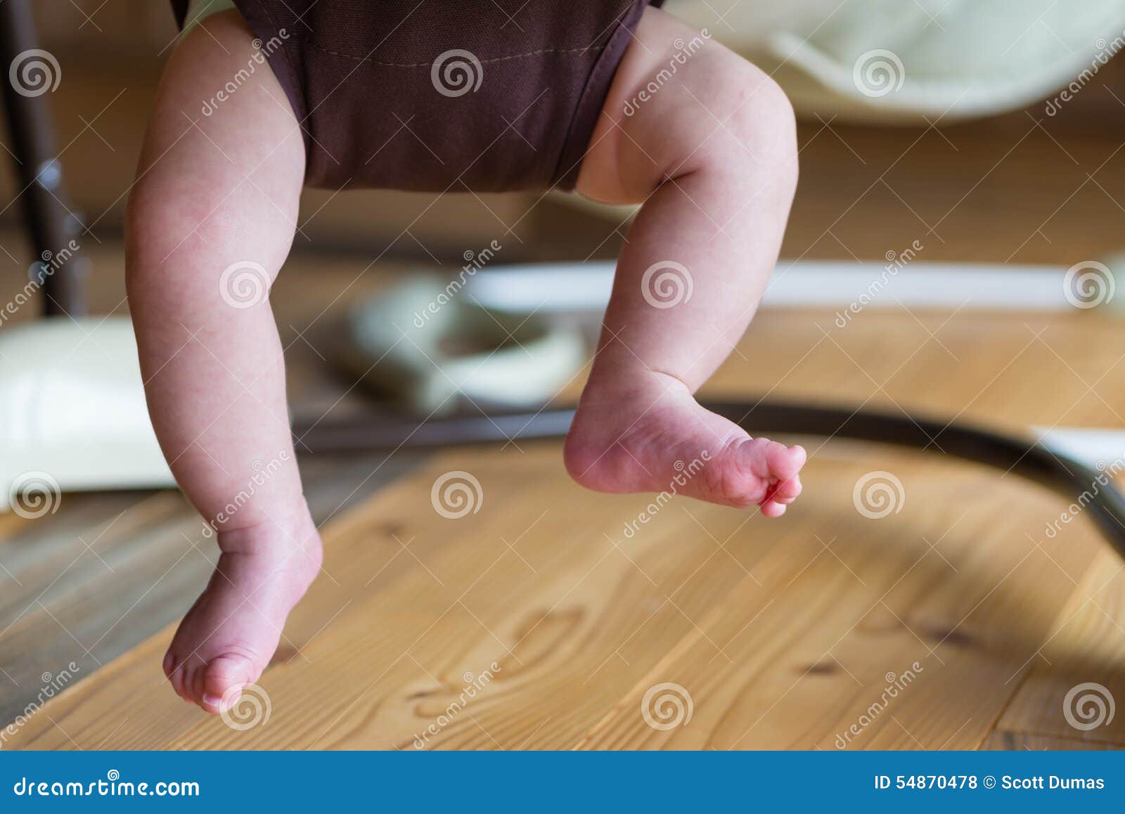 Baby s Bouncing Legs stock photo. Image of infant, baby - 54870478