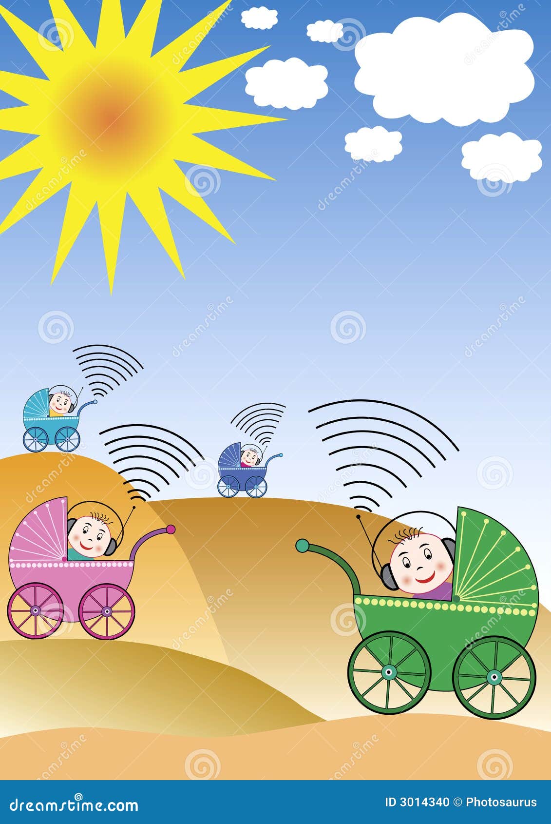 Baby s communication stock vector. Illustration of gradient - 3014340