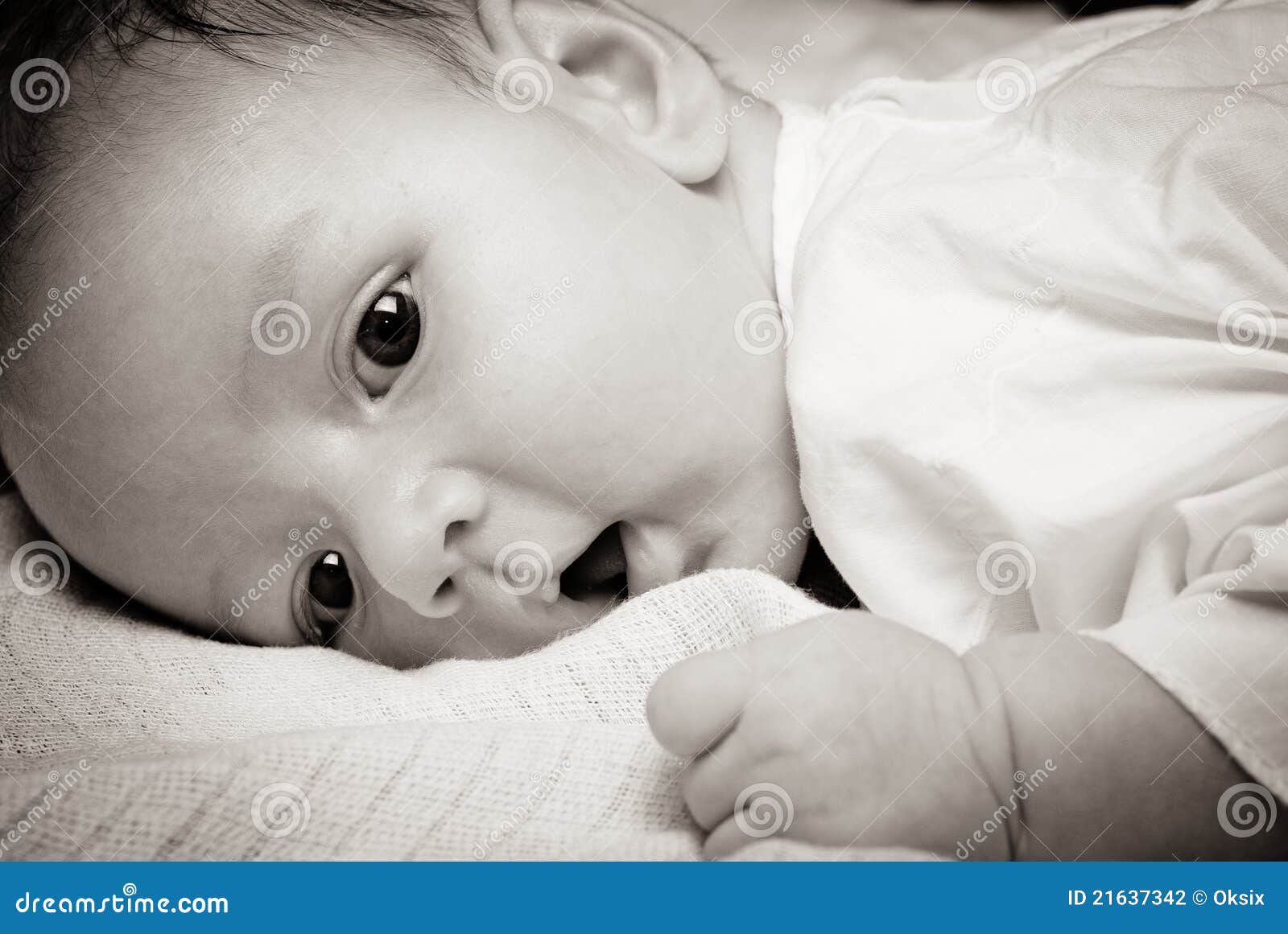 Baby s face stock photo. Image of childhood, hands, innocence - 21637342