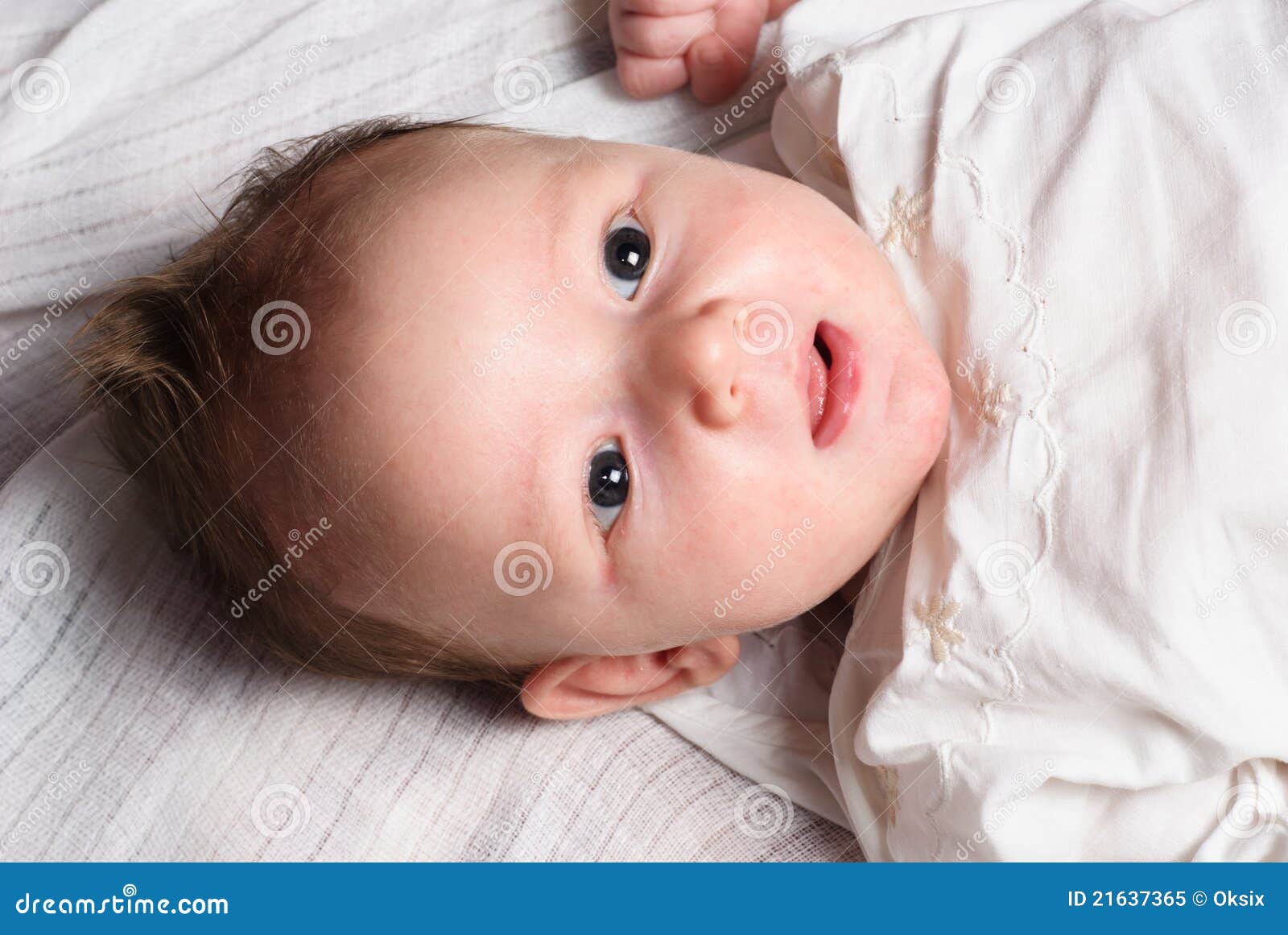 Baby s face stock image. Image of cheesecloth, months - 21637365
