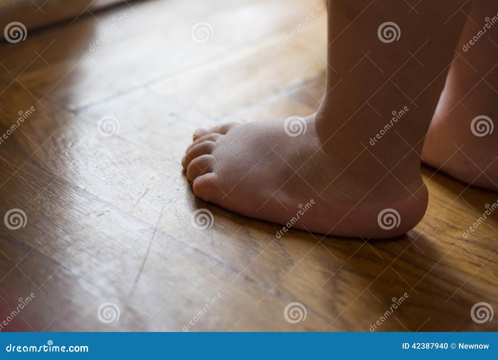 Baby s first steps stock photo. Image of small, barefoot - 42387940