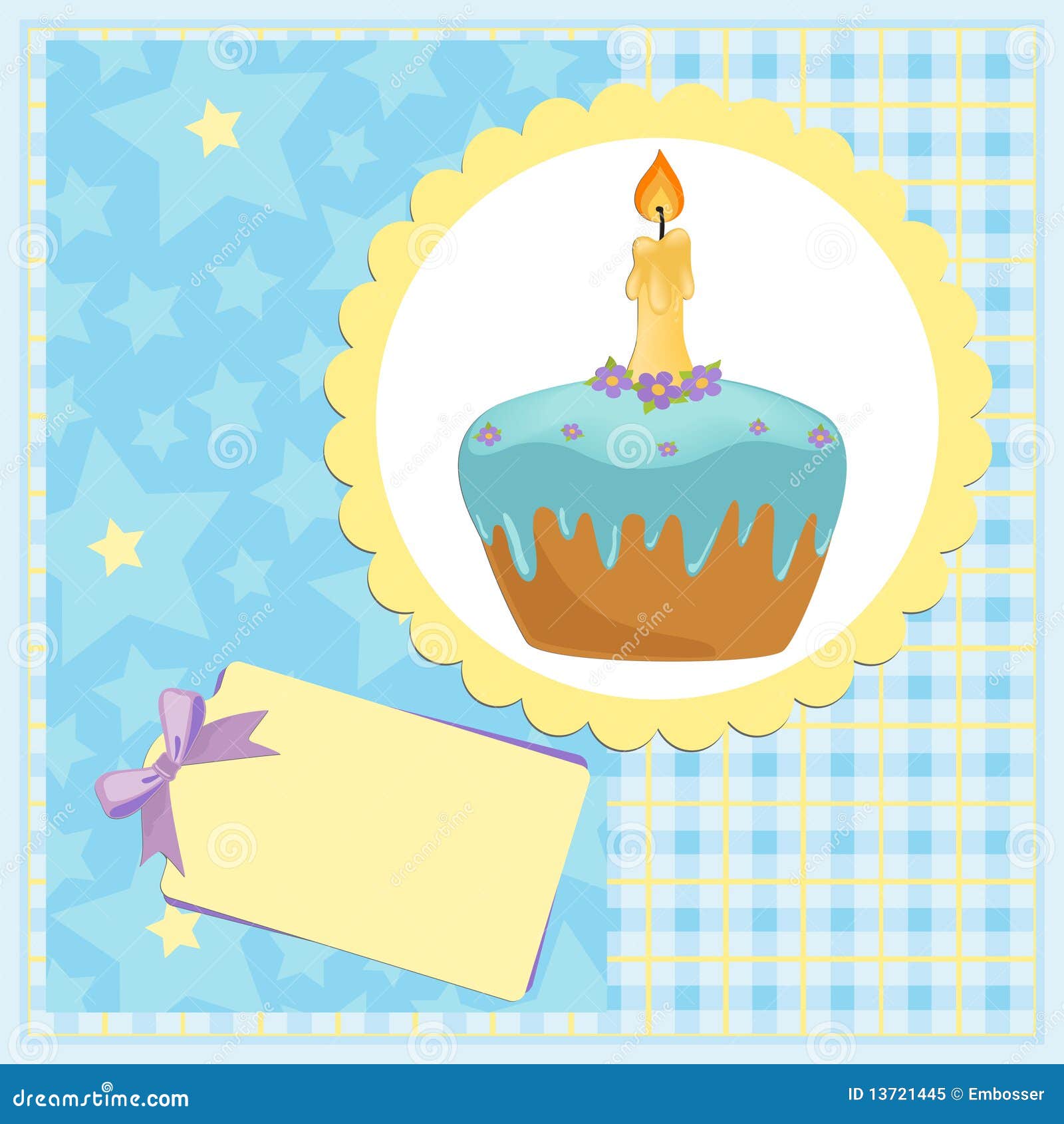 Baby's Greetings Card For Birthday Picture. Image: 13721445