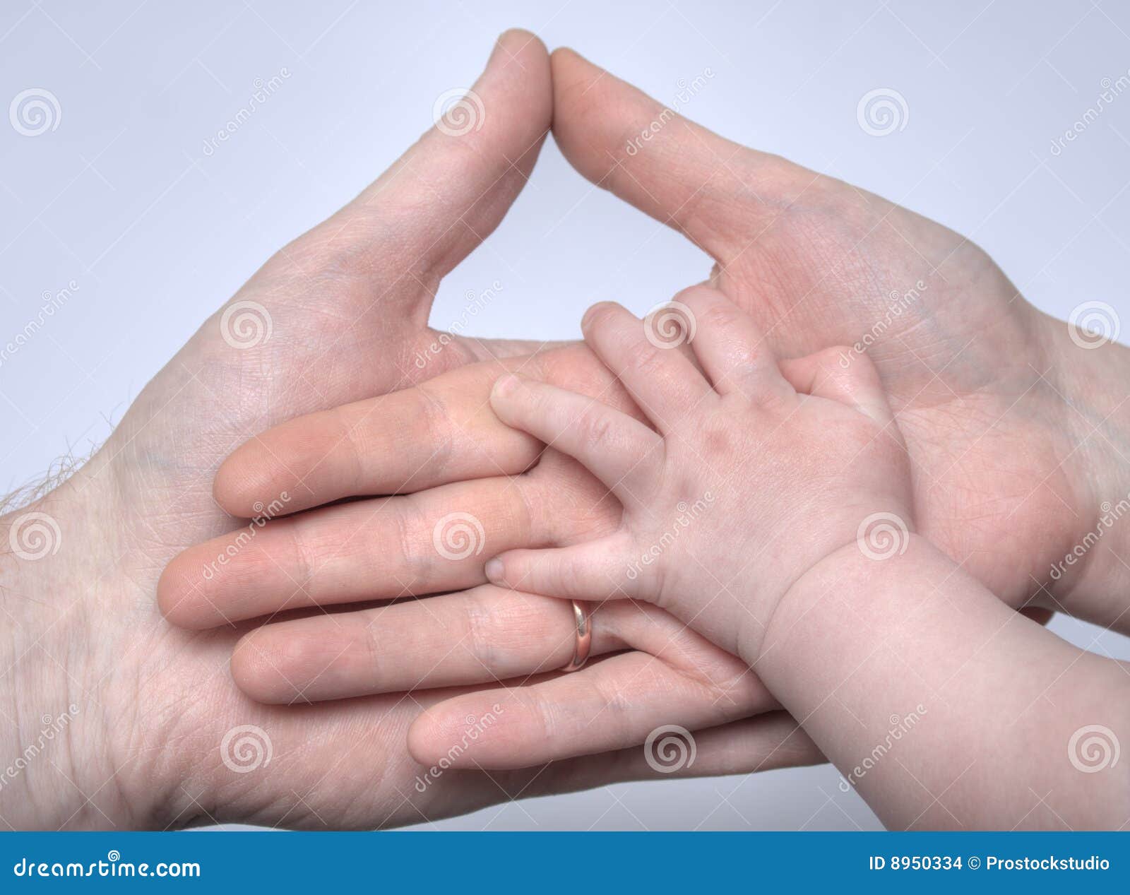 Baby S Hand Holding the Hands of Parents Stock Photo - Image of life ...
