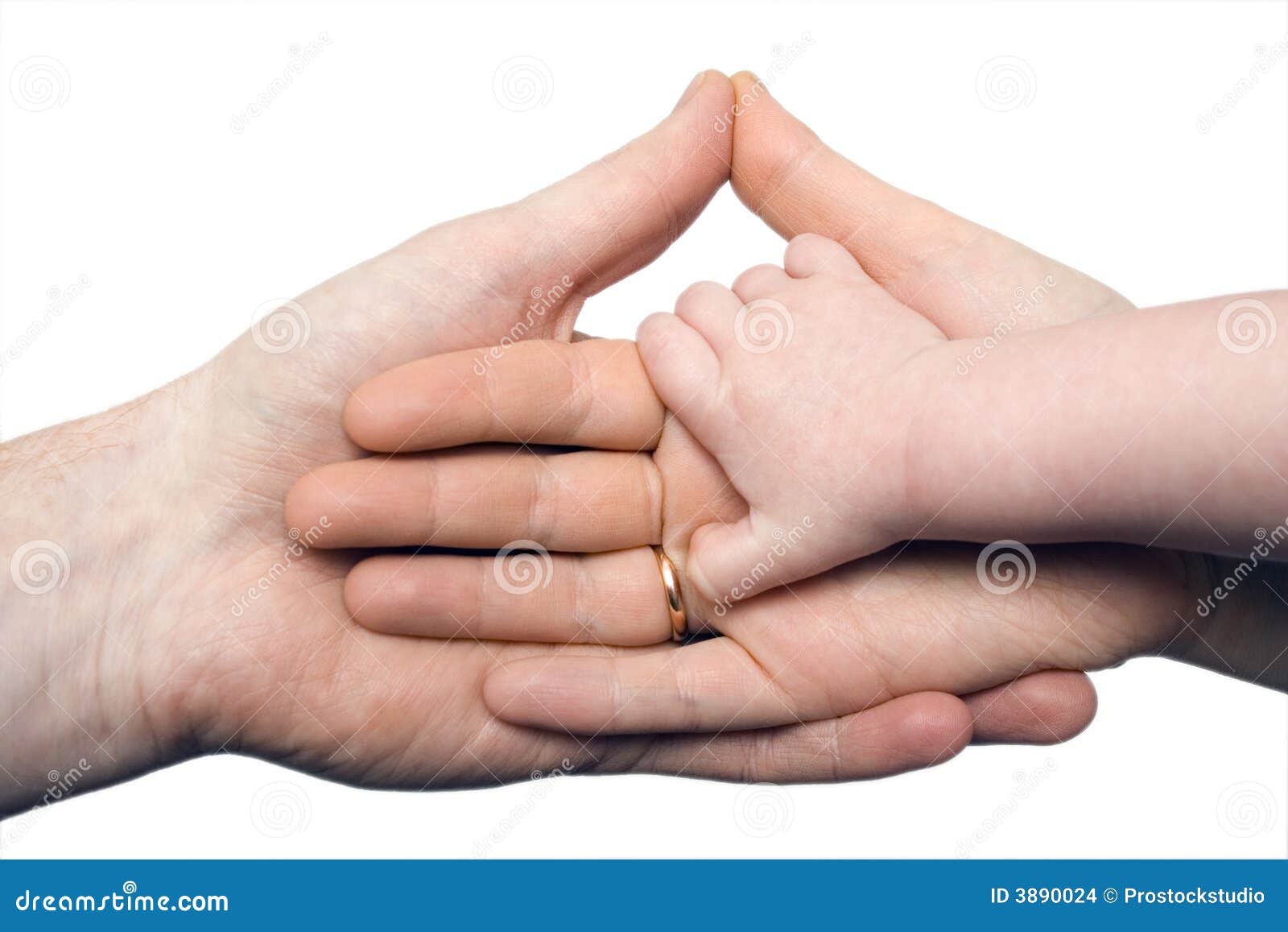 Baby's Hand Holding The Hands Of Parents Stock Image | CartoonDealer ...