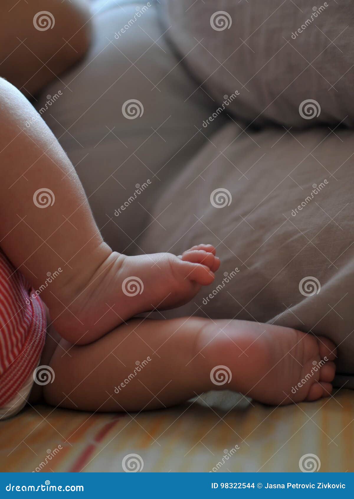 Baby`s legs stock photo. Image of infant, baby, shank - 98322544