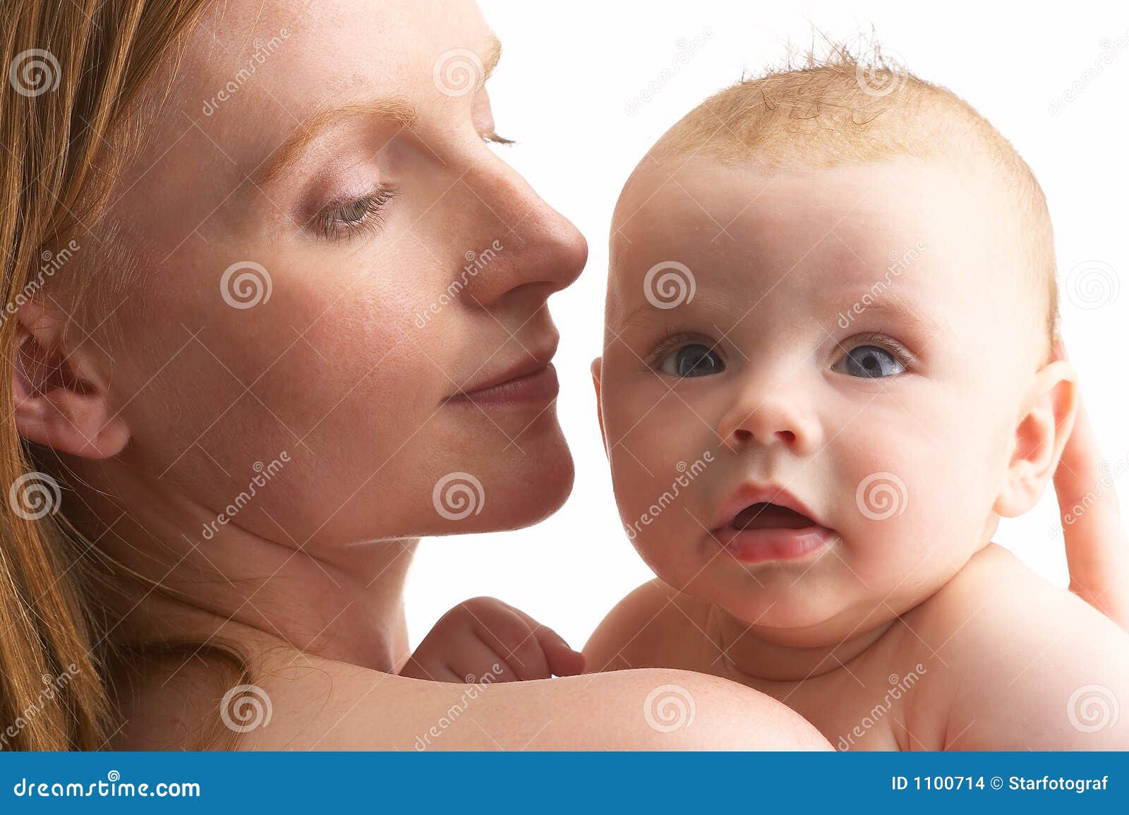 Baby s look stock photo. Image of emotion, freckles, love - 1100714