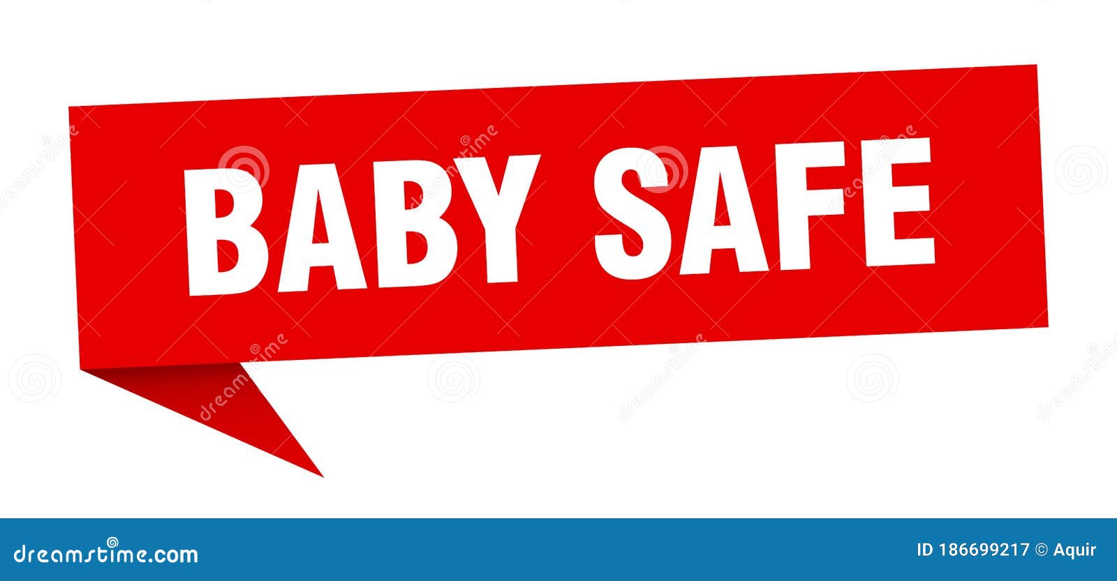 Baby Safe Banner. Baby Safe Speech Bubble Stock Vector - Illustration ...