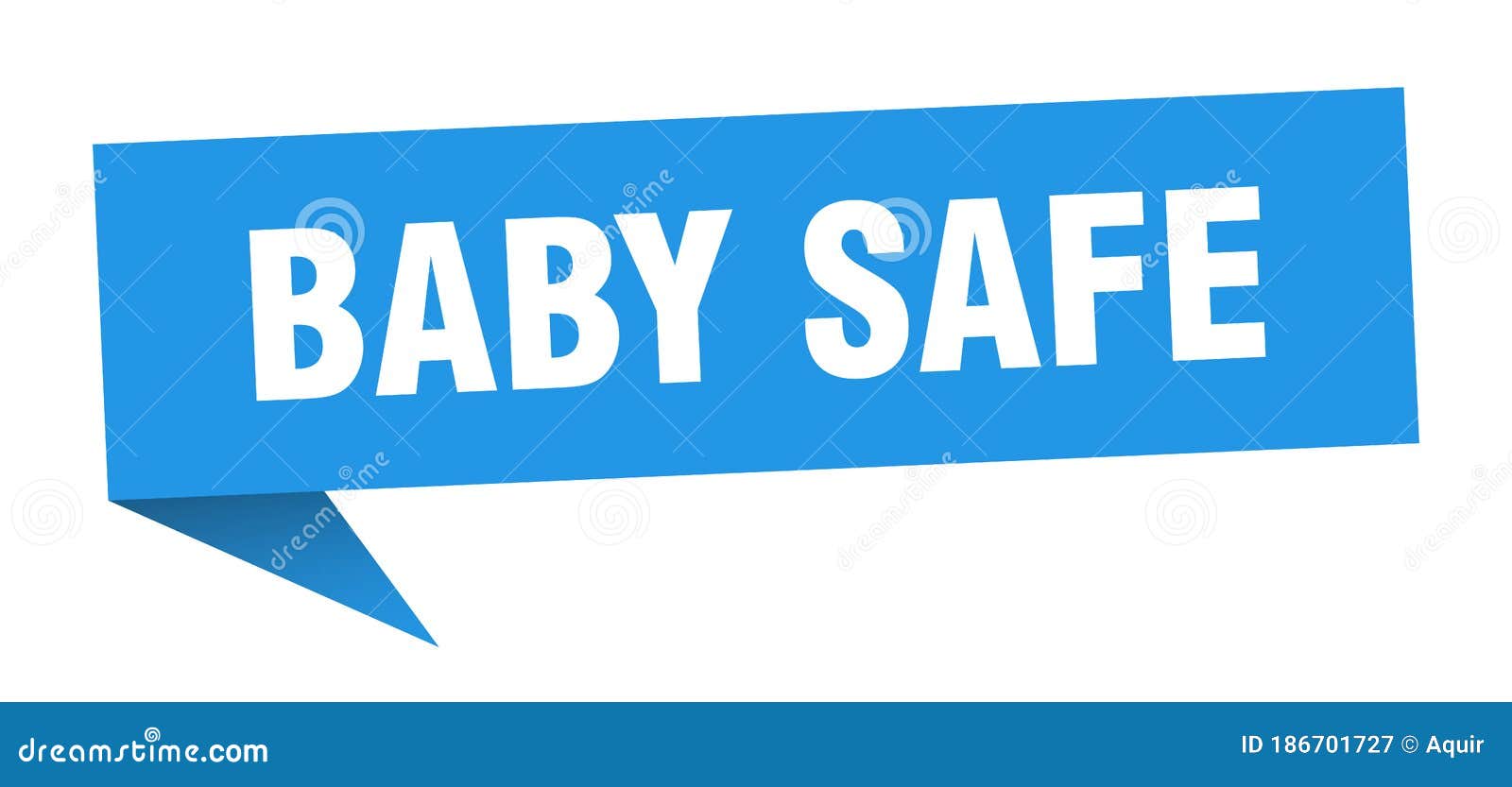 Baby Safe Banner. Baby Safe Speech Bubble Stock Vector - Illustration ...