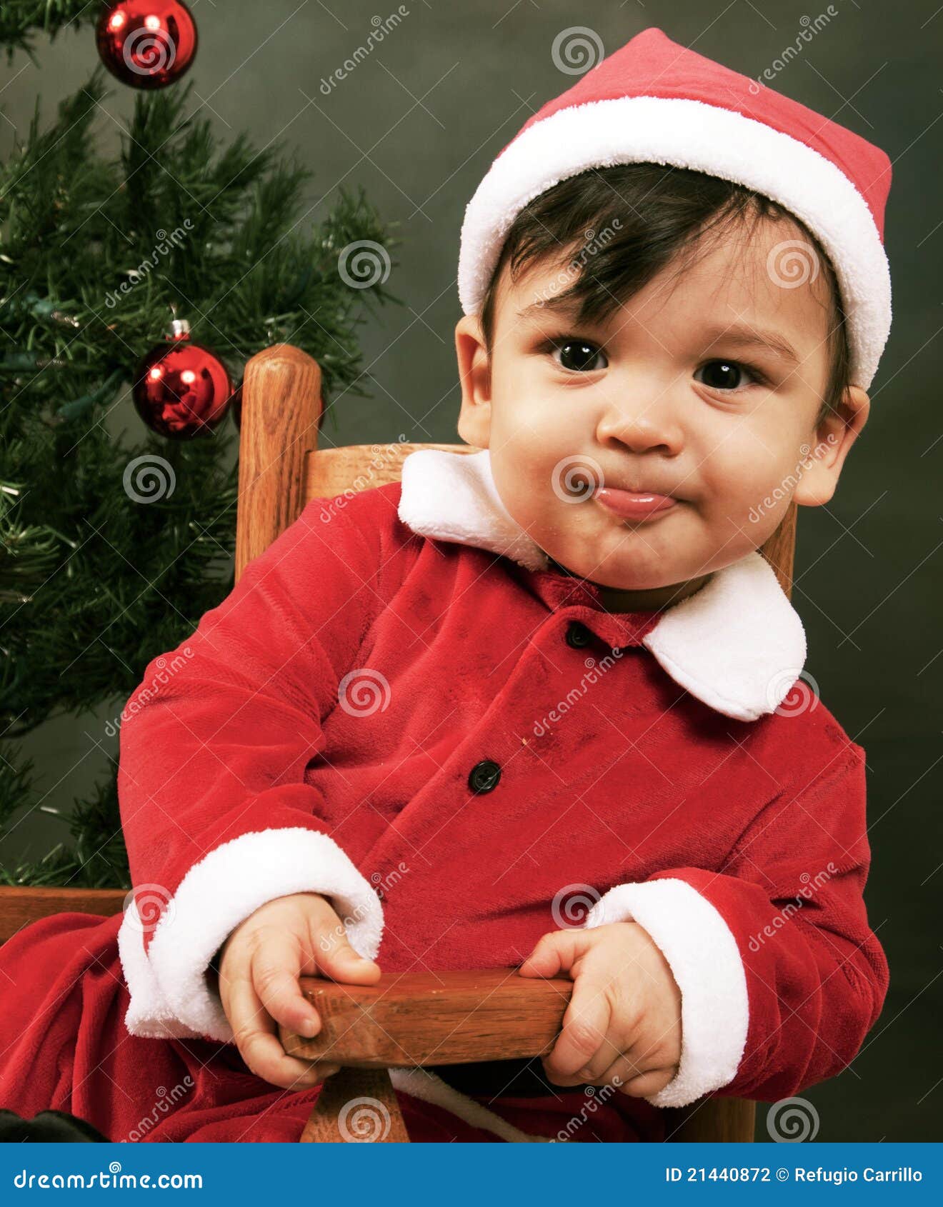 Baby Santa stock photo. Image of baby, holiday, toddler - 21440872