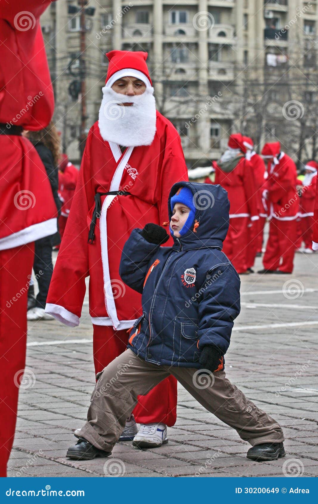People Dressed Like Santa Claus Editorial Stock Image - Image of santa ...