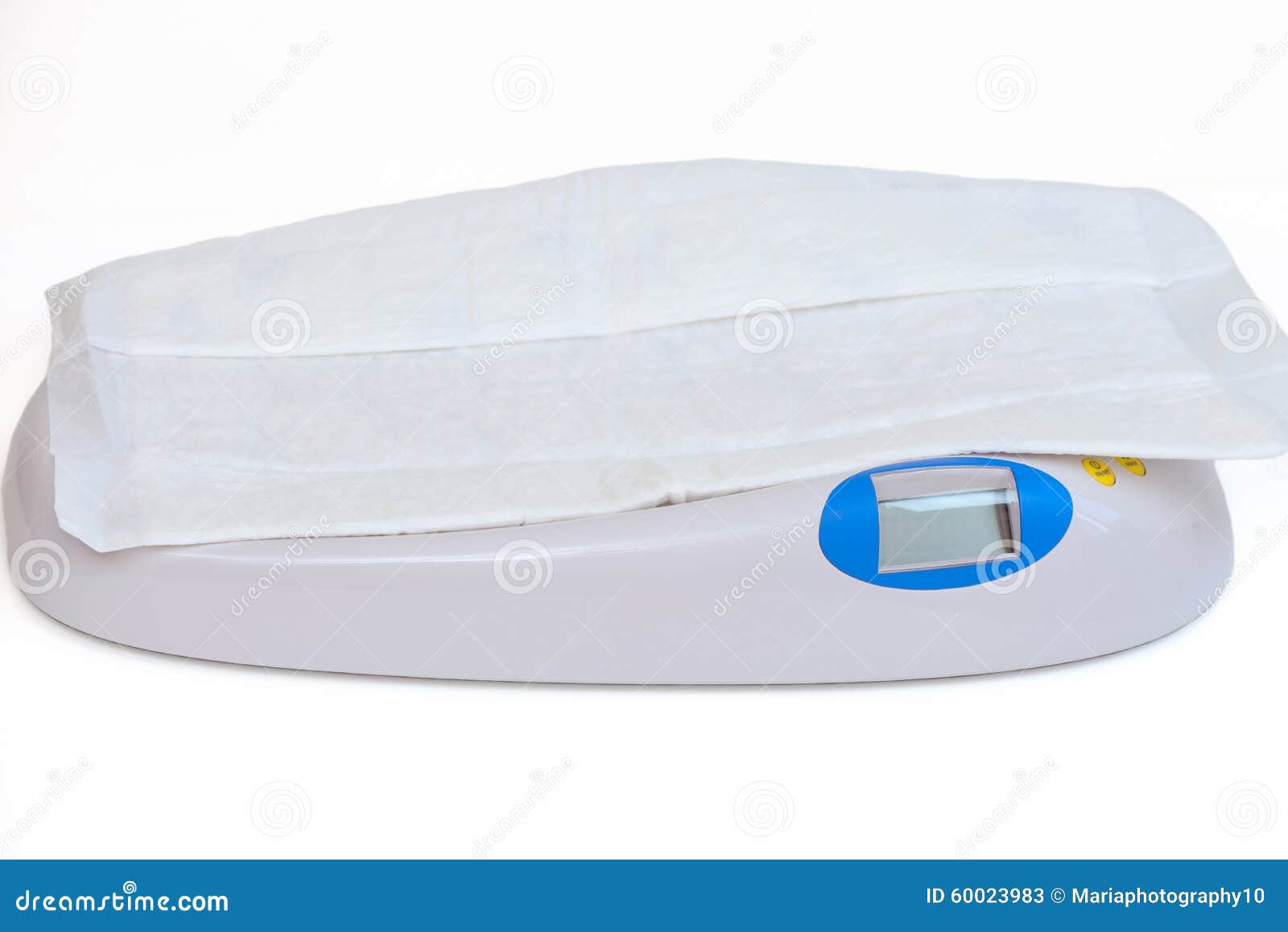 Baby scale isolated stock image. Image of medical, innocent - 60023983