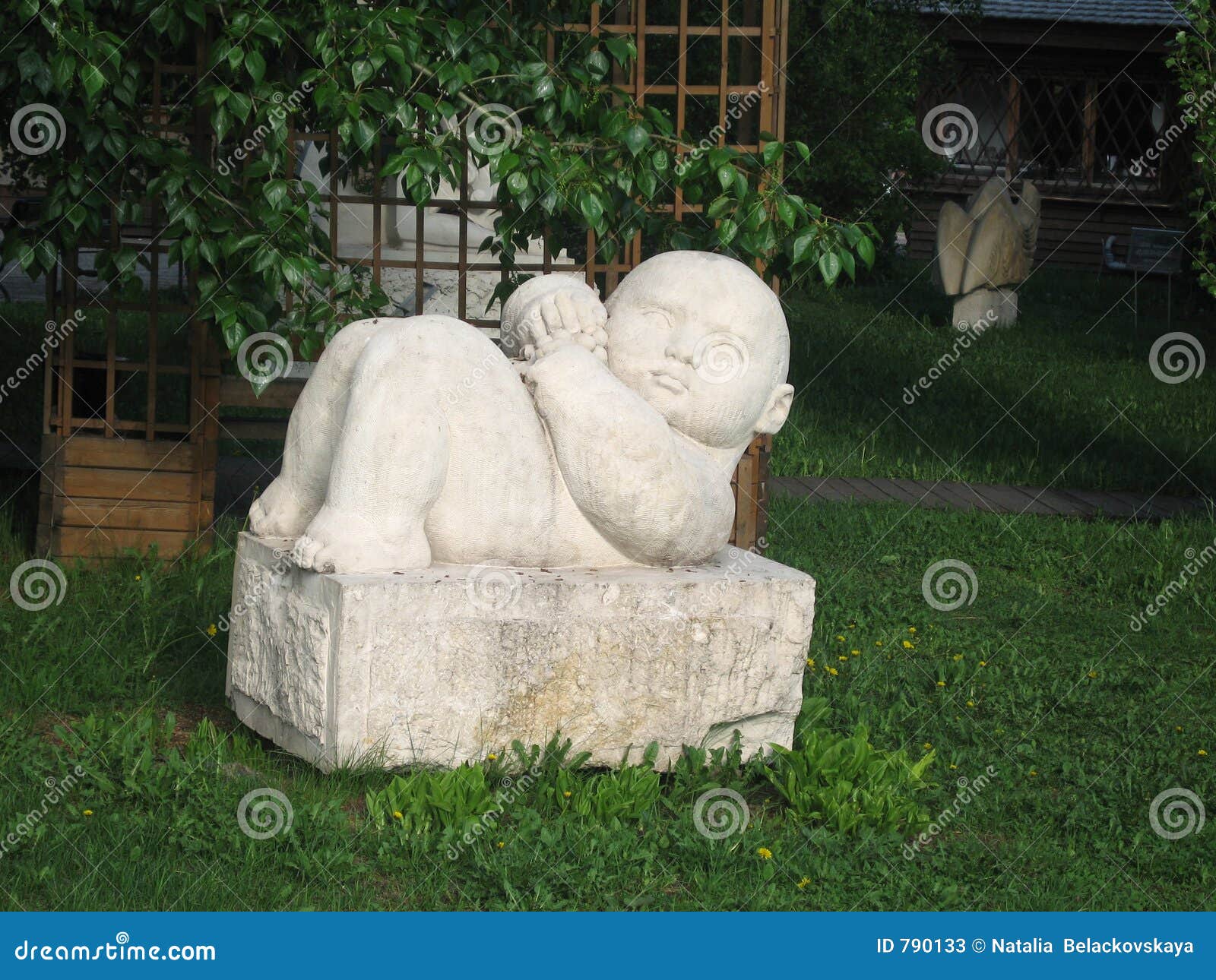 Baby Boy Sculpture. The World`s Largest Figure Of The Baby. The Height ...