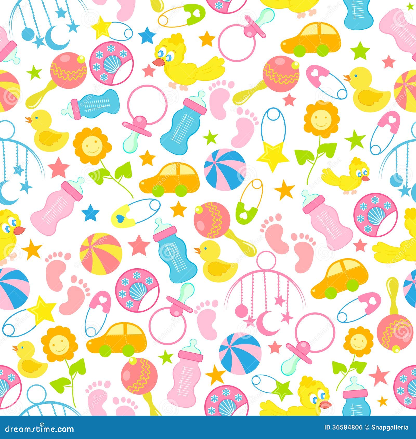 Baby Pattern Wallpaper