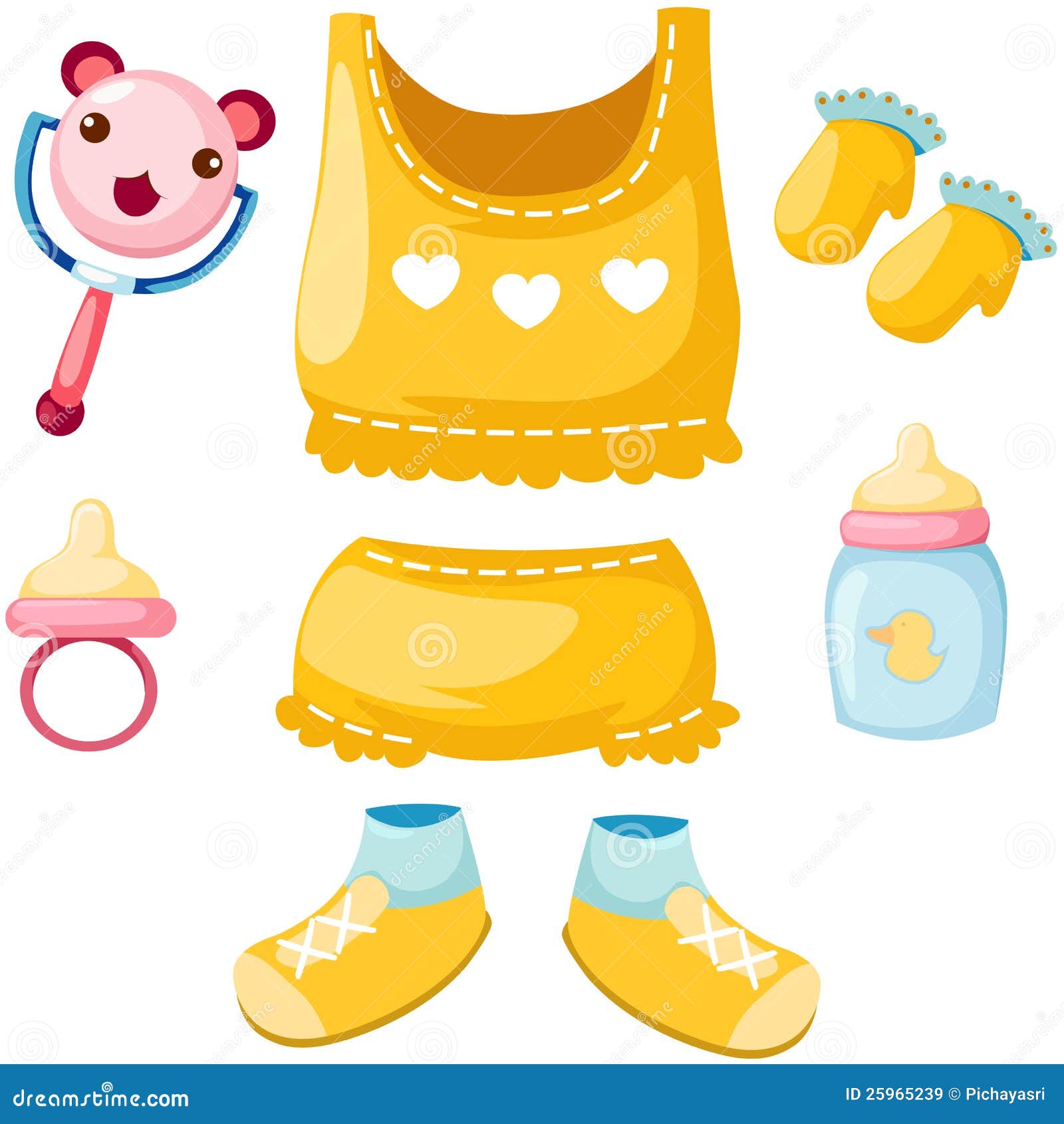 Isolated Baby Shaker Toy Stock Illustrations – 141 Isolated Baby Shaker ...
