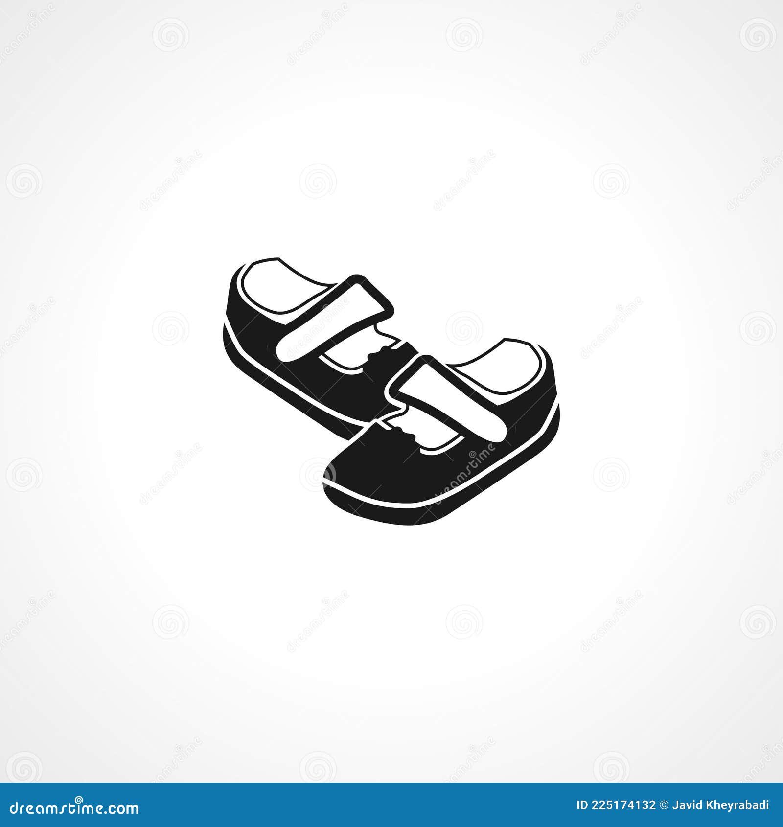 Baby Shoes Icon. Baby Shoes Vector Icon. Baby Shoes Isolated Icon Stock ...