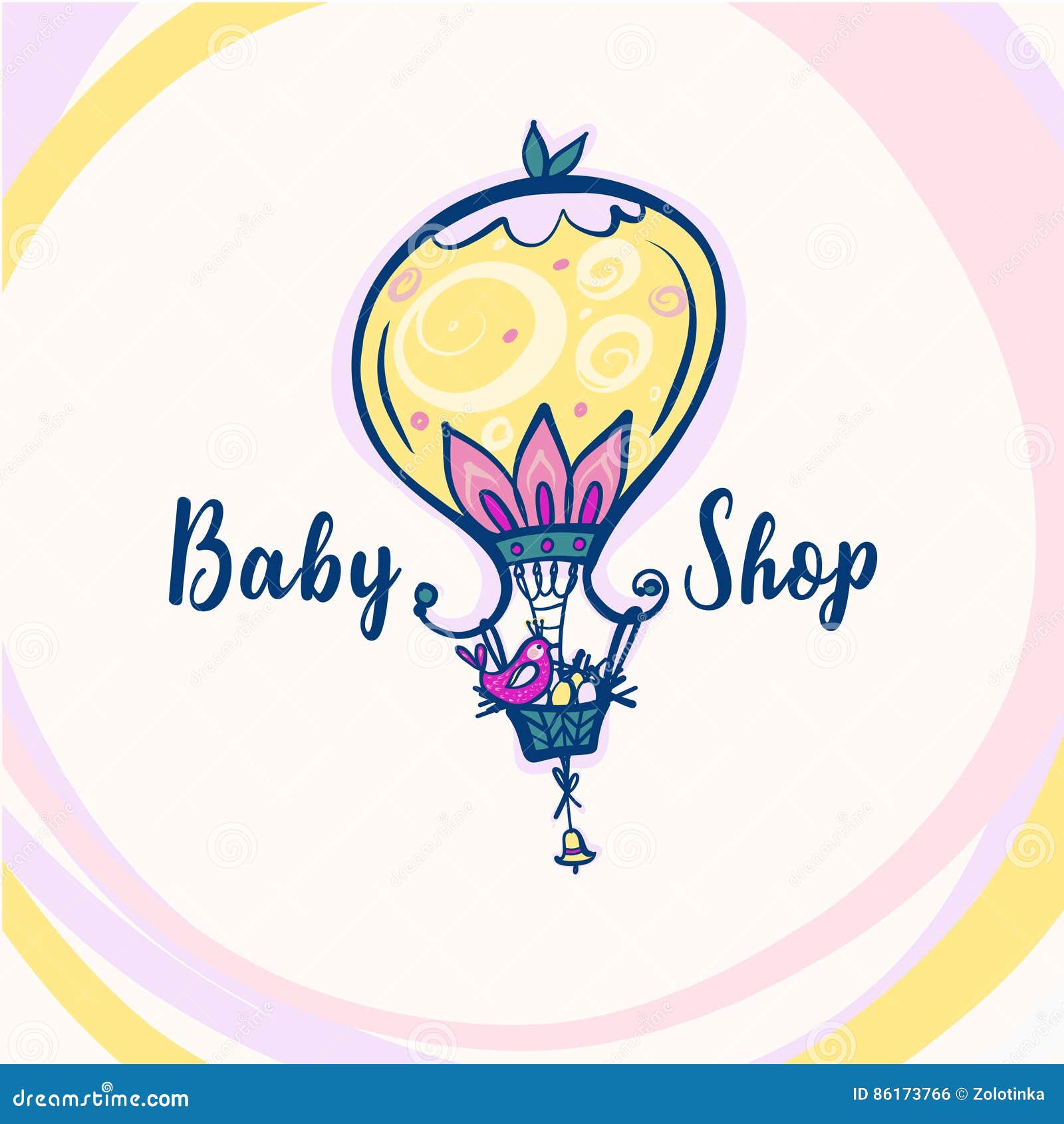 Baby shop logo stock illustration. Illustration of healthy - 86173766