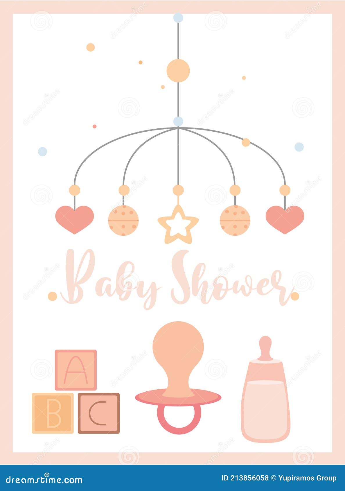 Baby shower banner stock vector. Illustration of congratulation - 213856058