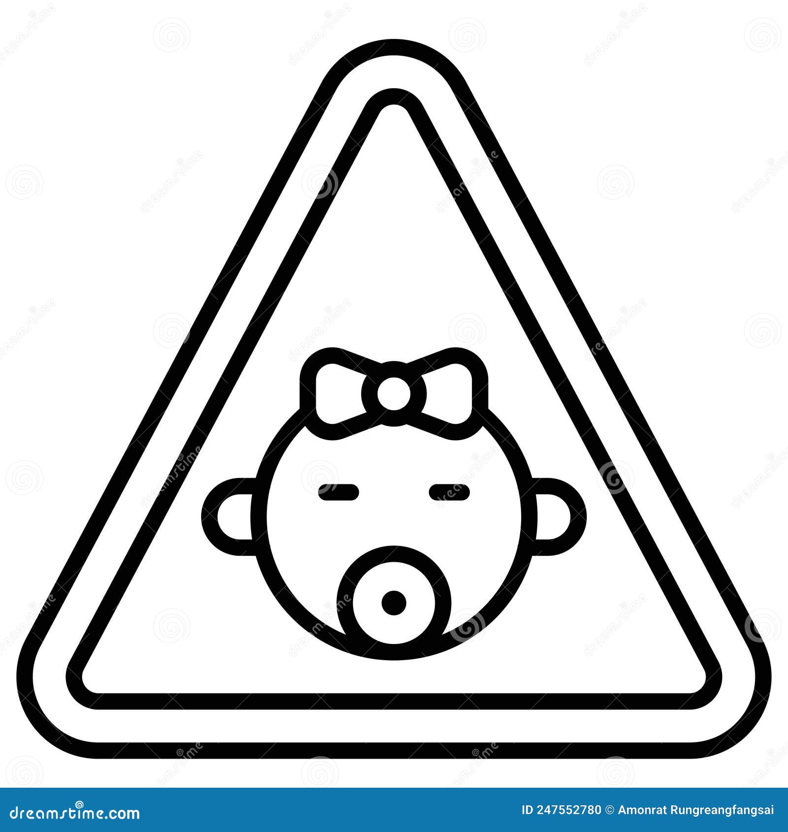 Baby Sign Icon, Sign and Symbol Vector Stock Vector - Illustration of ...