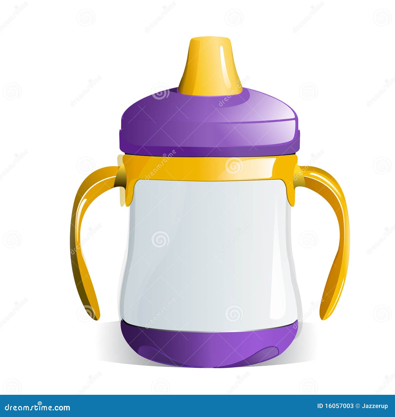 Baby Sippy Cup stock illustration. Illustration of purple - 16057003