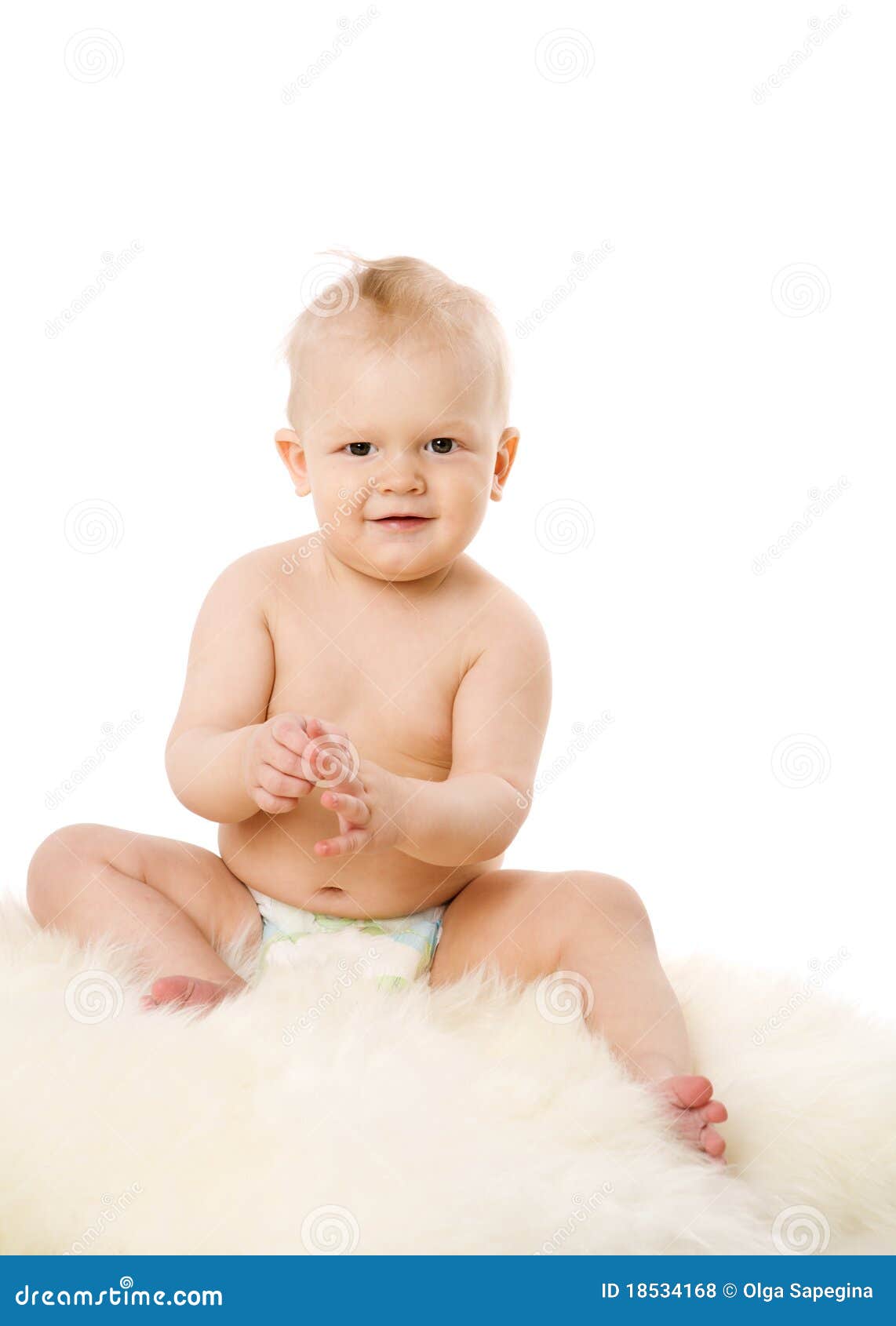 Baby sitting stock photo. Image of little, happiness - 18534168