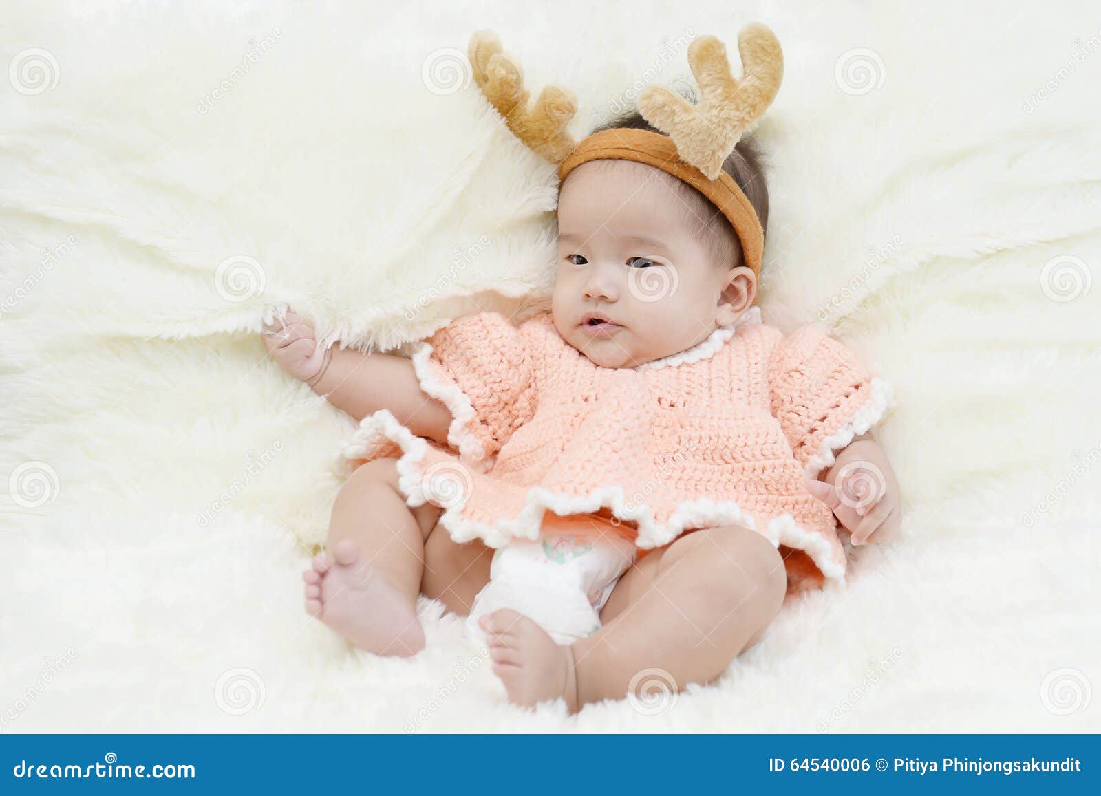 Baby stock photo. Image of girl, portrait, beautiful - 64540006