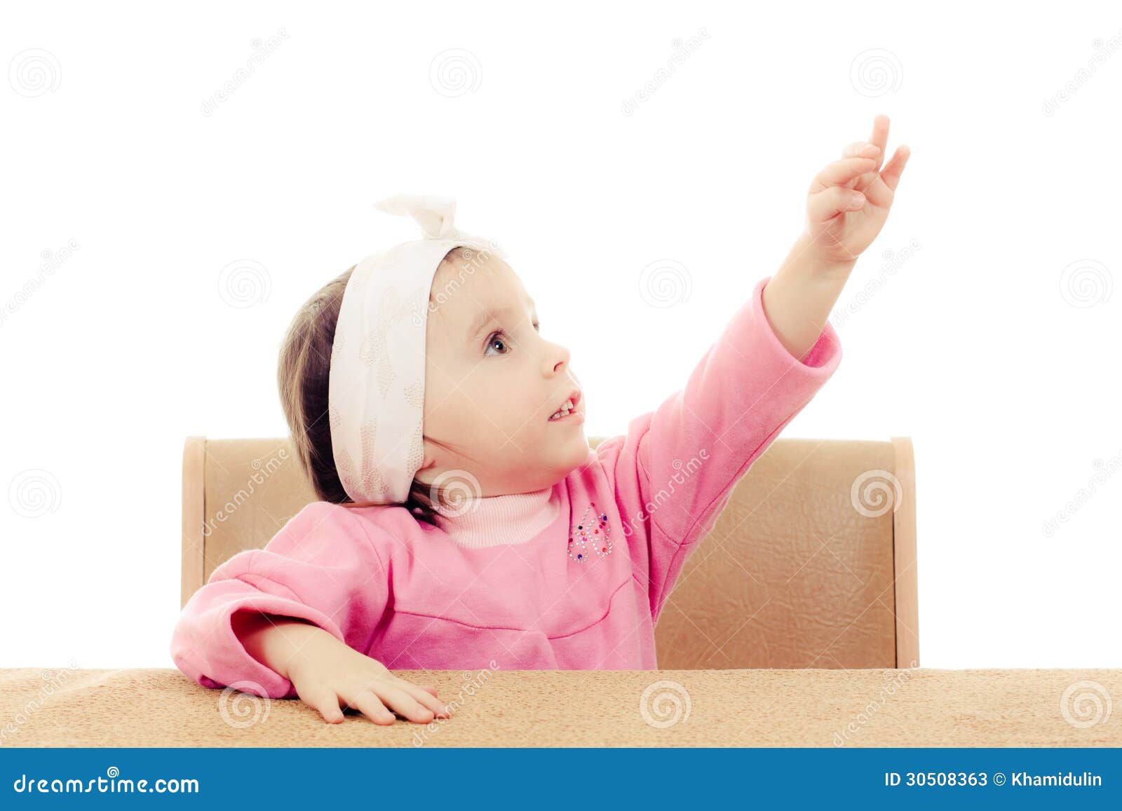 Baby sitting at the table stock image. Image of infant - 30508363