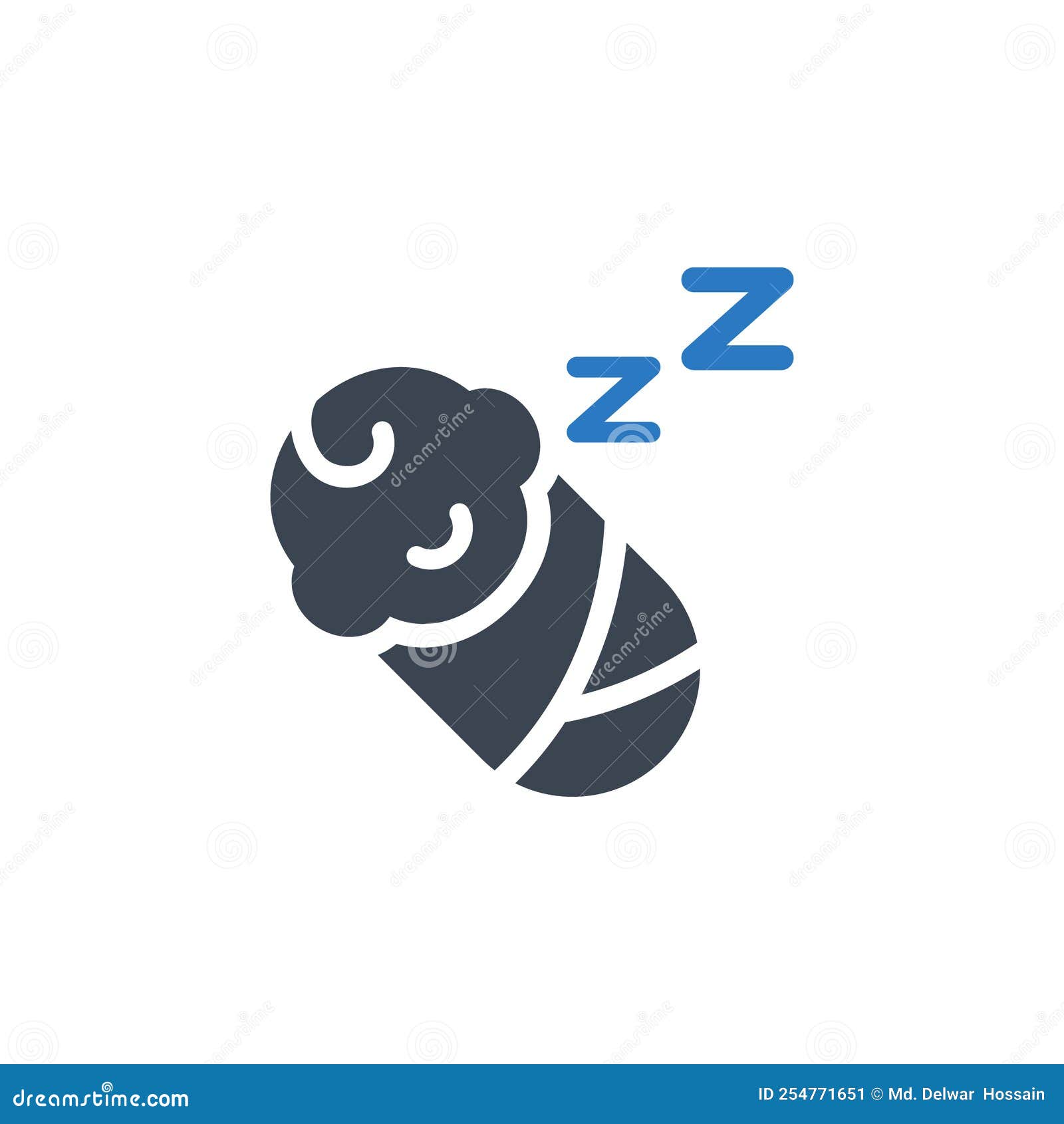 Sleep Icon On White Background. Sleep Icon For Your Web Site Design ...